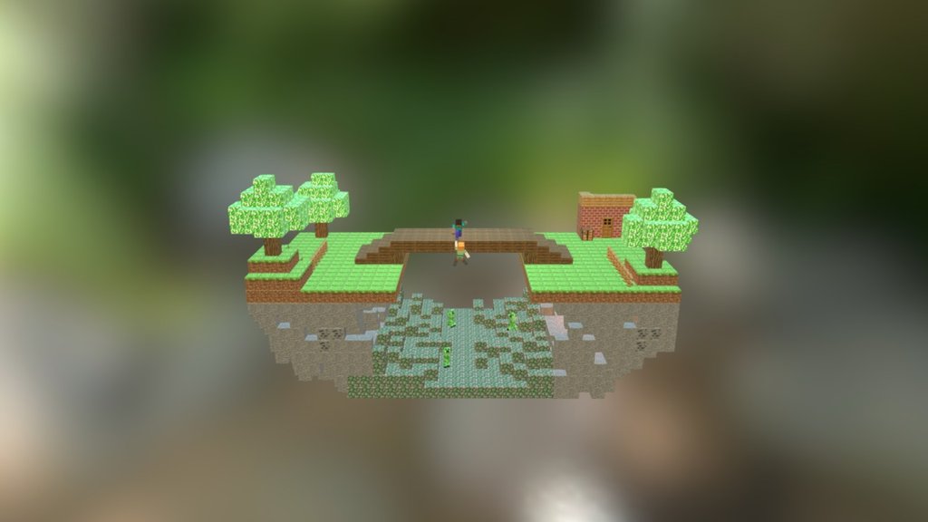 Minecraft - 3D model by Nina van Trigt (@ninavantrigt) [1b13147 ...