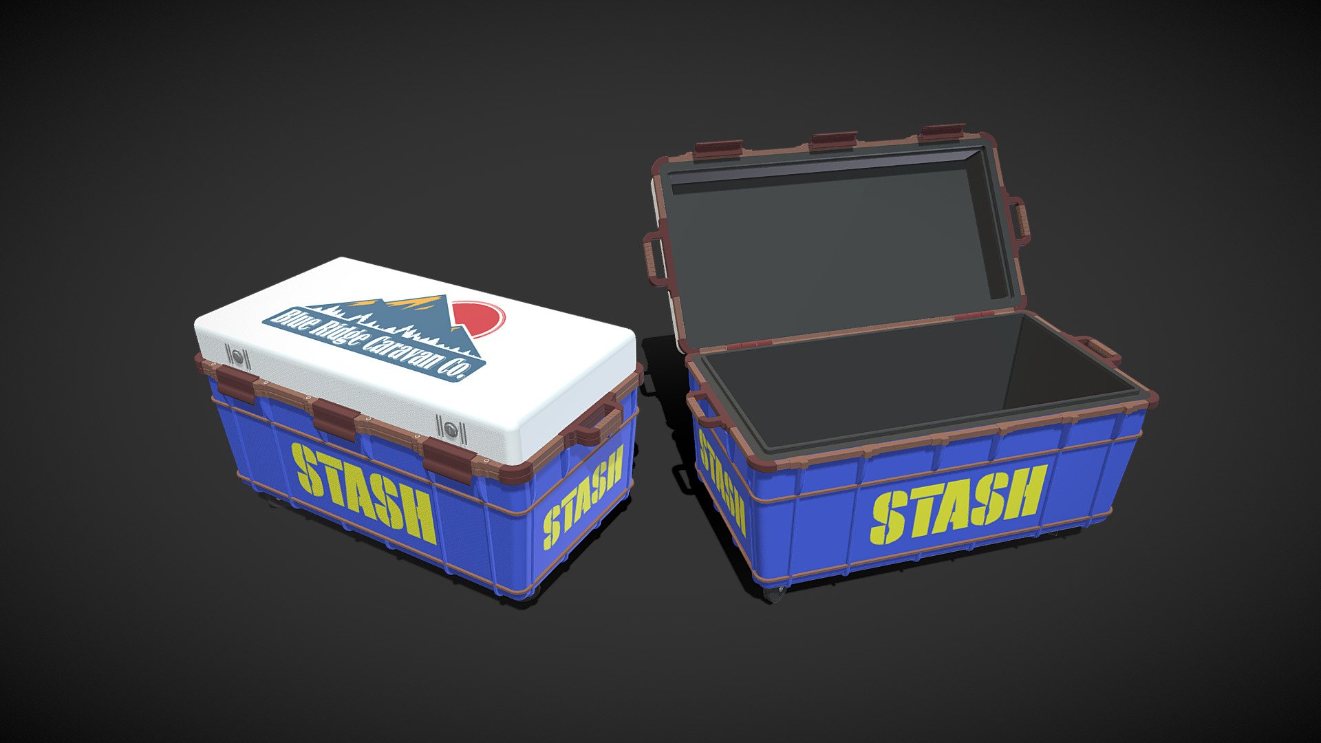 Caravan Co Stash Box - Buy Royalty Free 3D model by COSEDIMARCO ...