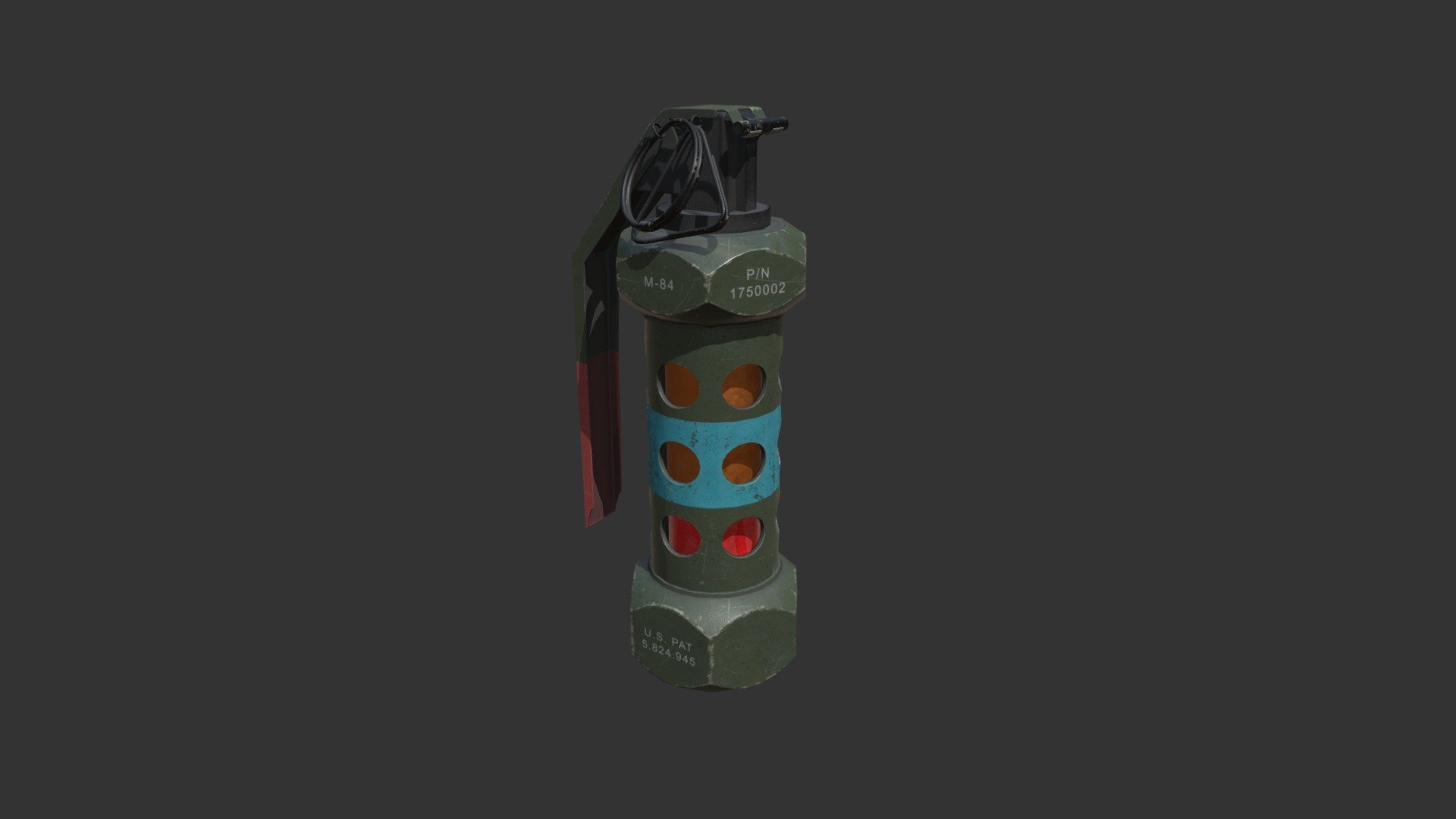 Flashbang Grenade - 3D model by DigitalARob [1b139e0] - Sketchfab