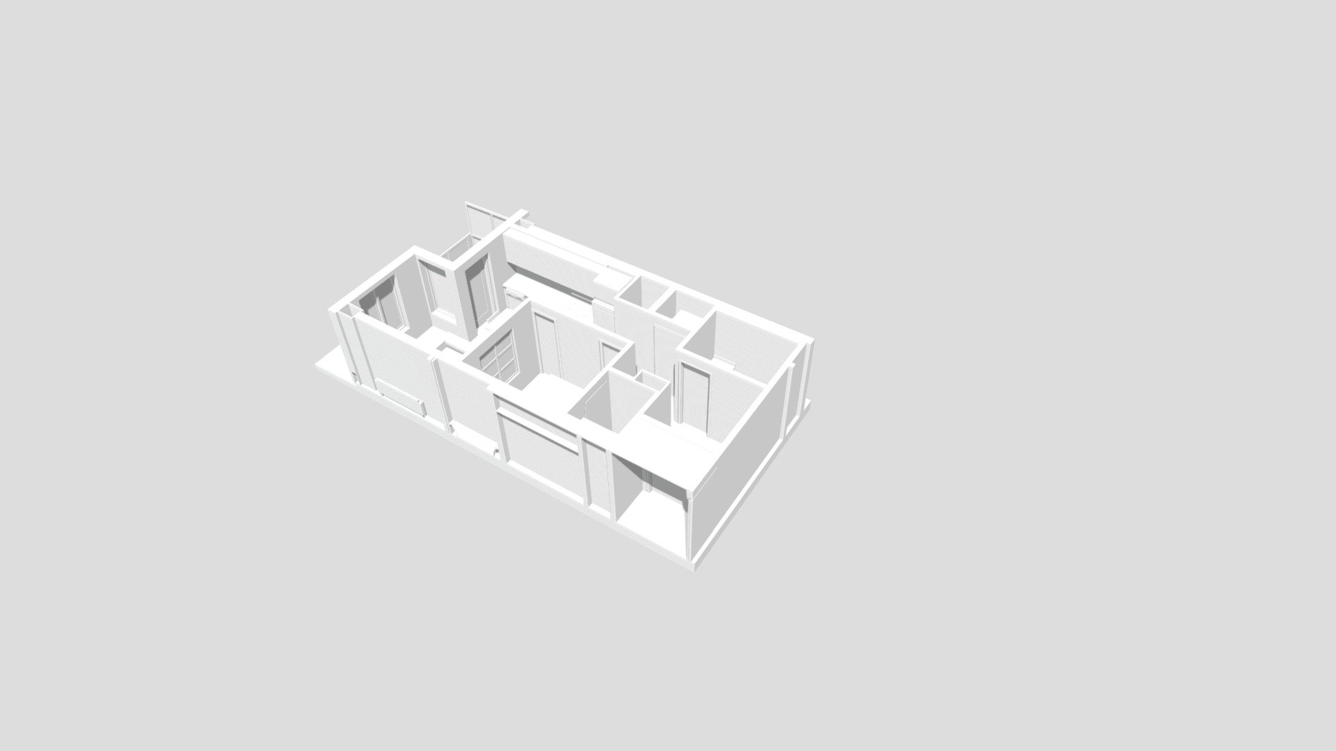 Sample Apartment Layout - Download Free 3D model by Mbosselle [1b17fc2 ...