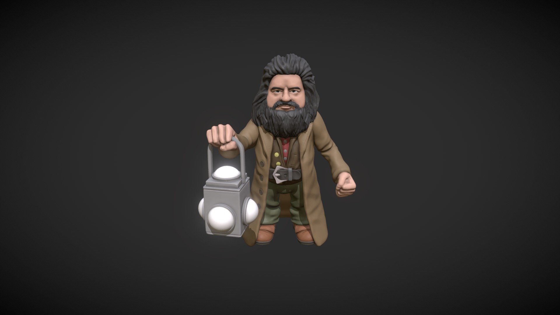 Hagrid Mini - 3D Printable Toy Figure - 3D model by GutzModels [1b18192 ...