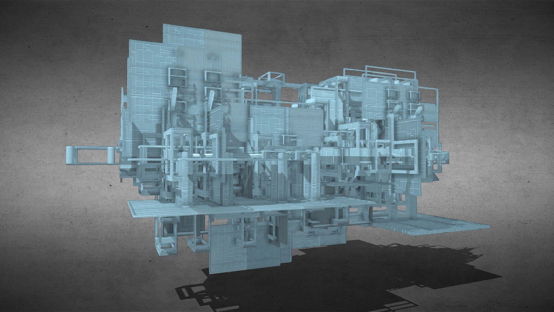 The factory - part 1 - Download Free 3D model by kronpano [1b1b9ce ...
