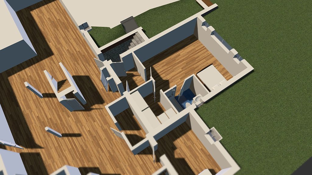 09-84 Basement Opt1 10092016 - 3D model by Cadaxx Design (@cadaxx ...