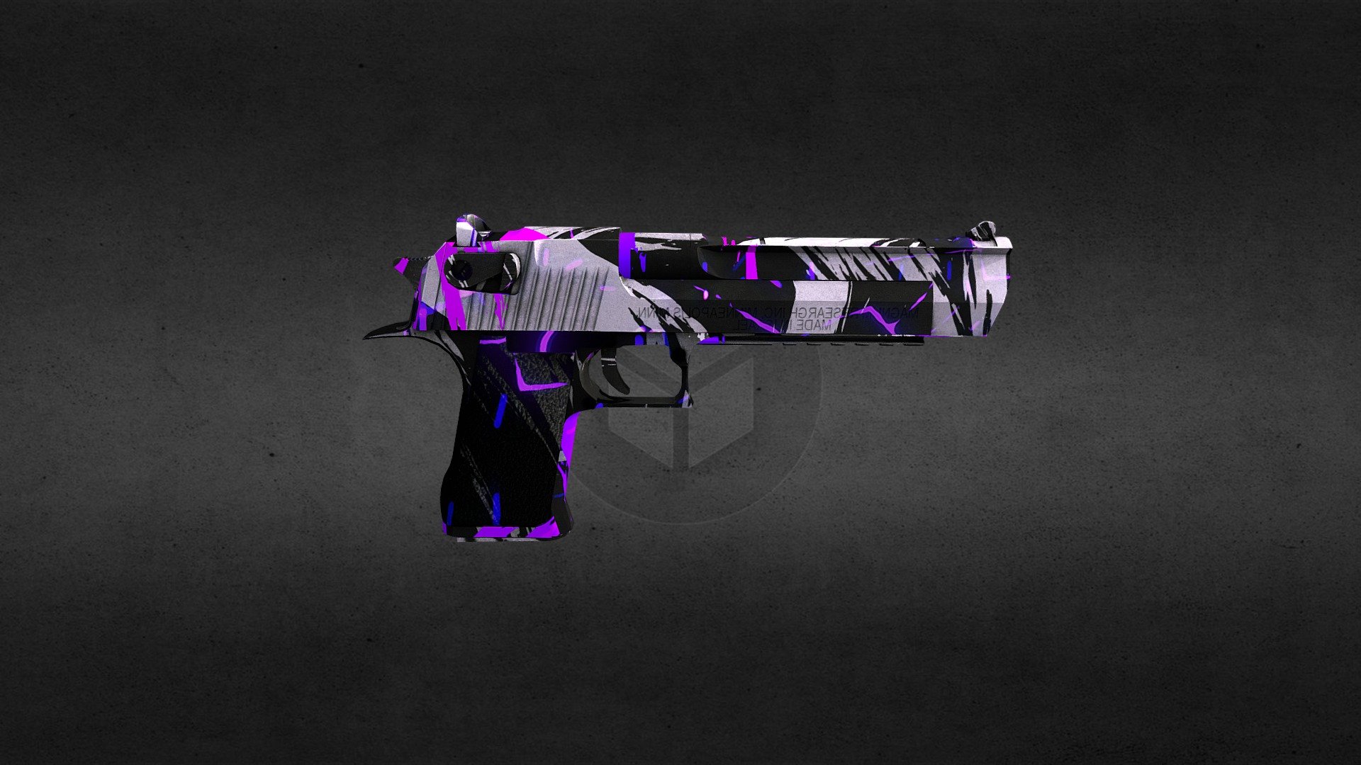 Desert Eagle | Purple Flash - 3D model by Xgrant00 [1b1c621] - Sketchfab