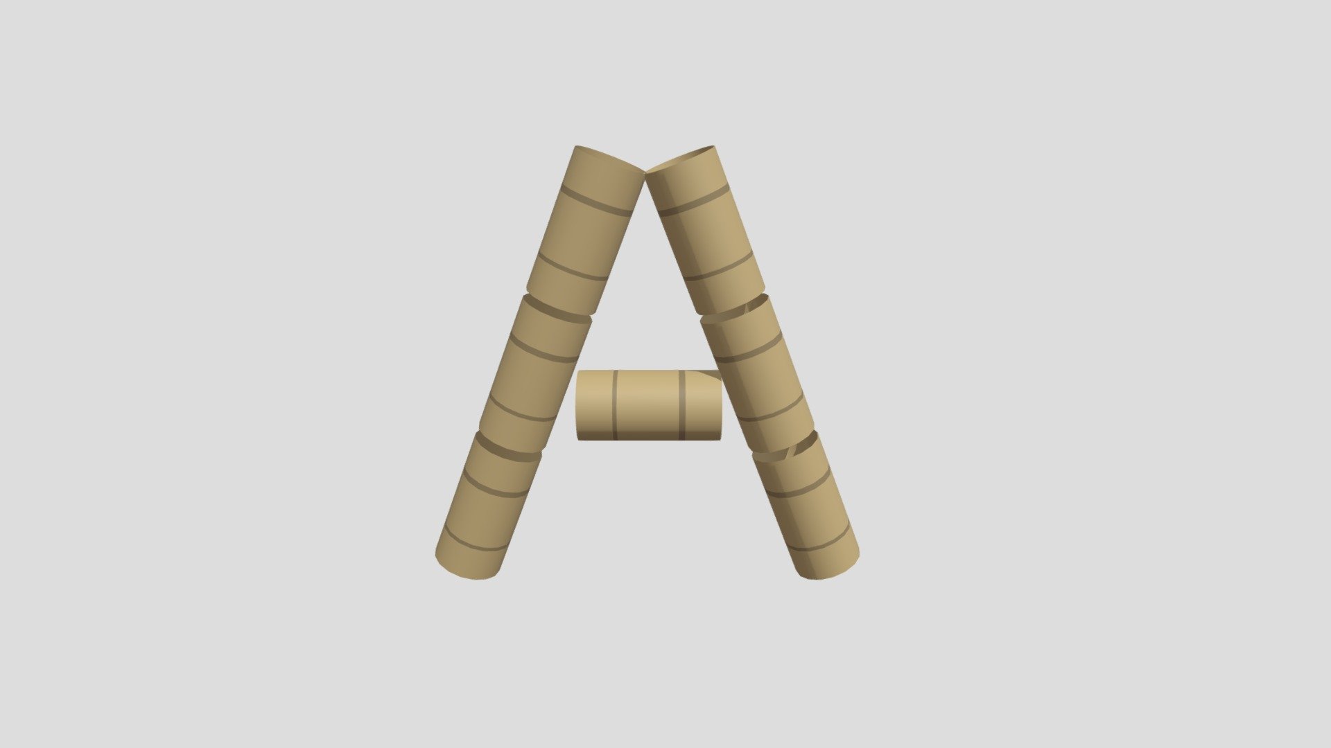 Letter A - 3D model by hendrikjanssen [1b1f113] - Sketchfab