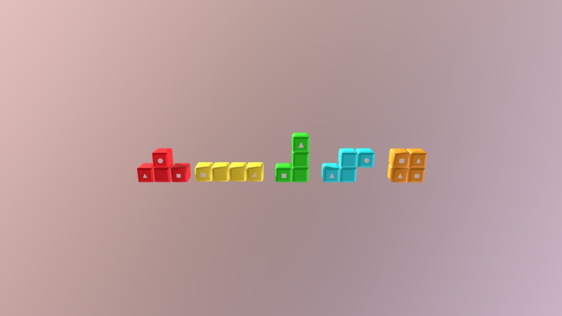 Tetris - 3D model by Hellen.Dantas [1b1f6ea] - Sketchfab