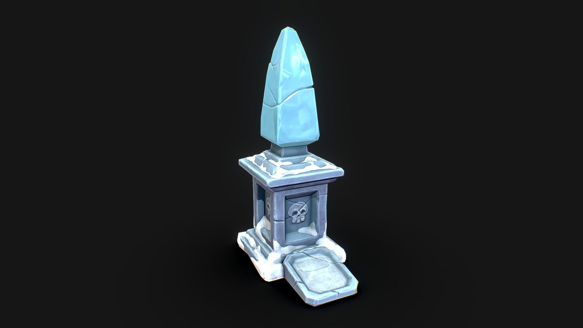 Crystal Lich Tombstone - Download Free 3D model by Batuhan13 [1b200ae ...