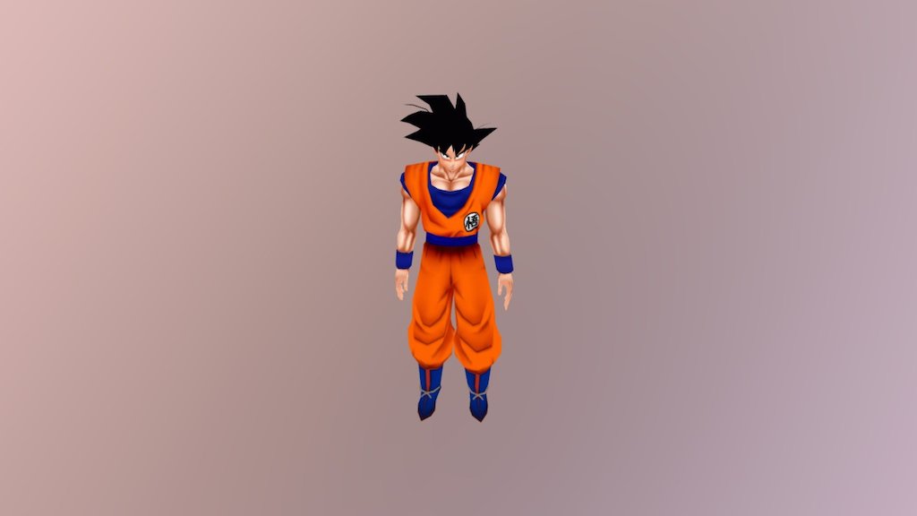 goku - Download Free 3D model by Nemix [1b2295e] - Sketchfab