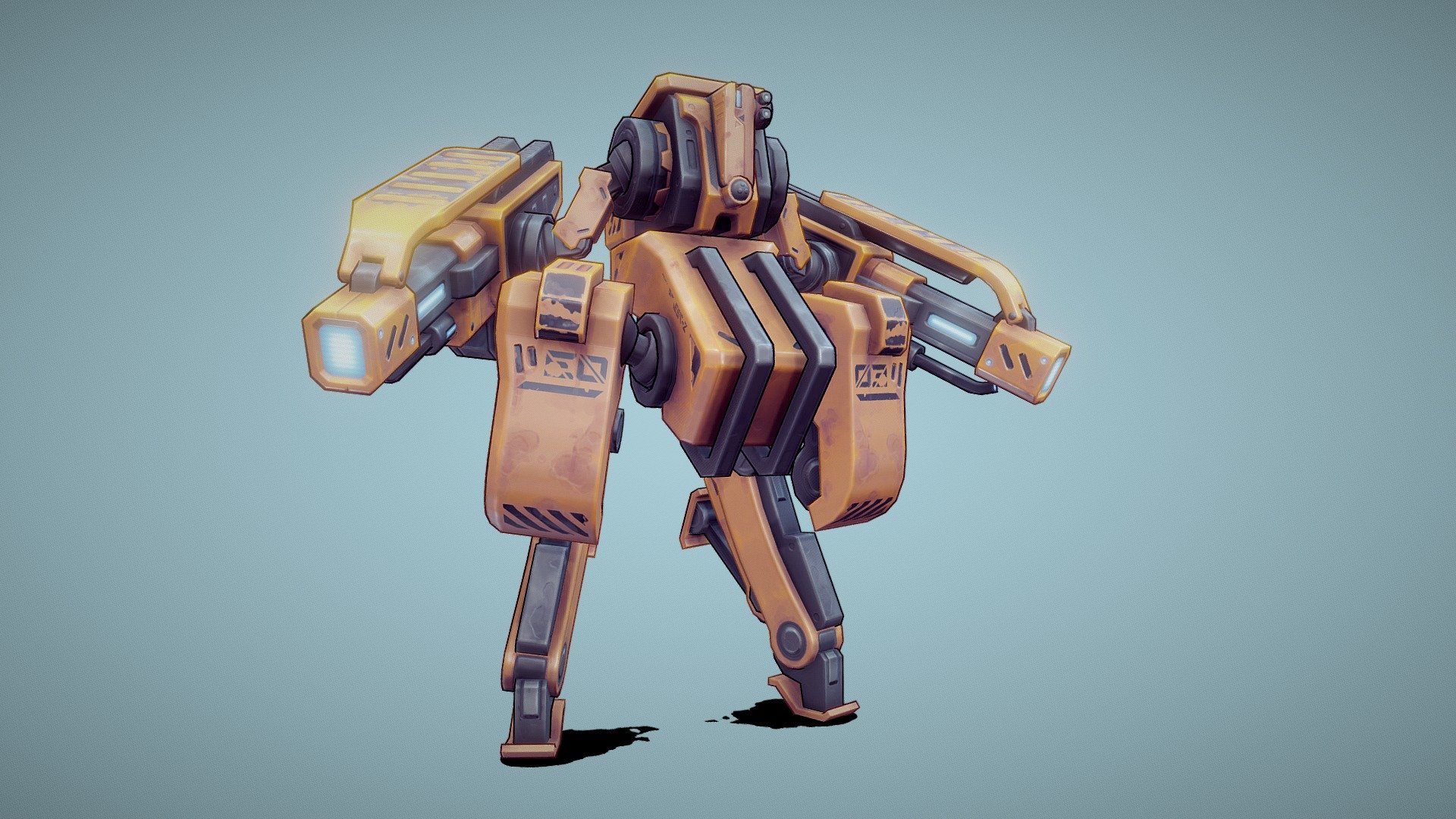 Mech 02 - 3D model by Pawel (@keniak313) [1b22c04] - Sketchfab