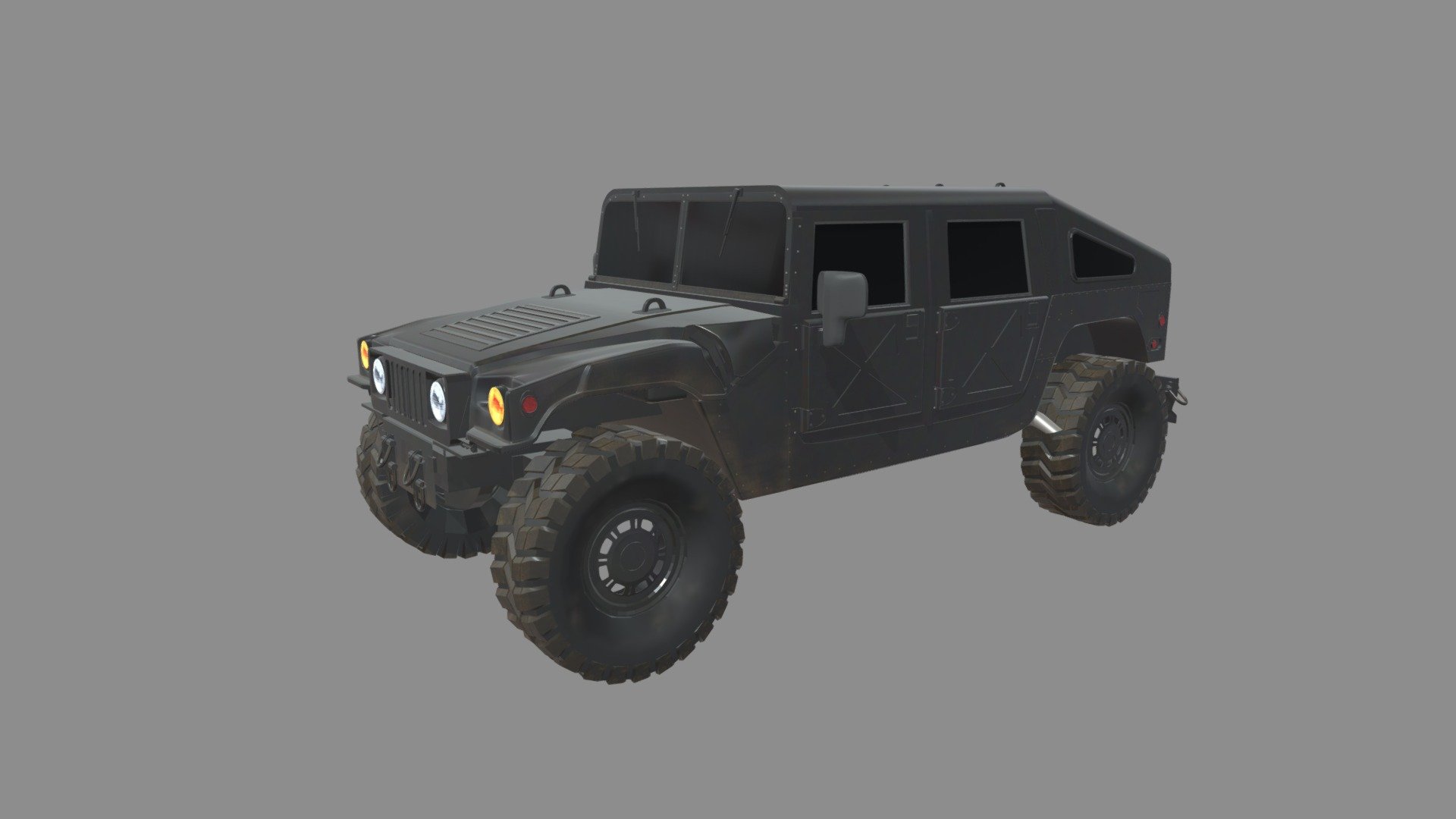 Humvee C Series - 3D model by madhurima [1b22e05] - Sketchfab
