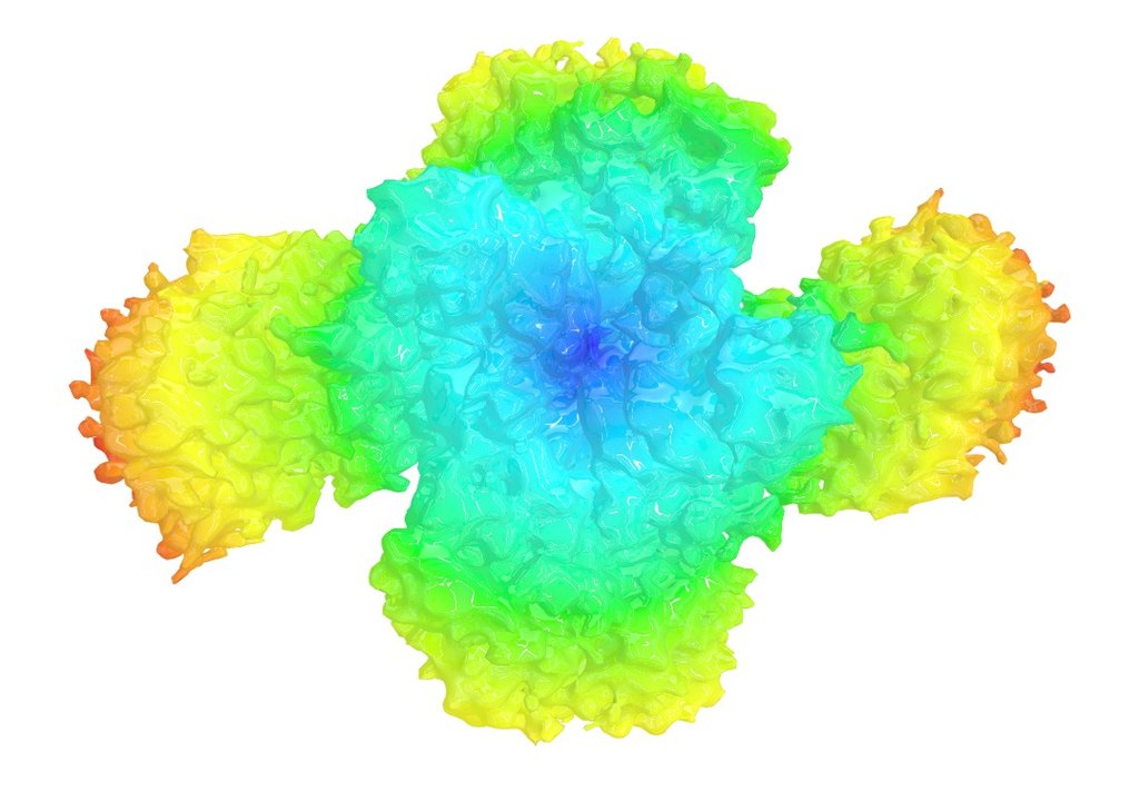 EMDB › EMD-6440 - 3D model by Interactive 3D Data (@proteinsimulation ...