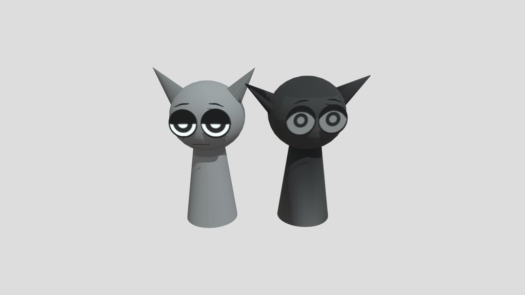 Sprunki - A 3D model collection by GreyGaming (@bosstgereal1) - Sketchfab