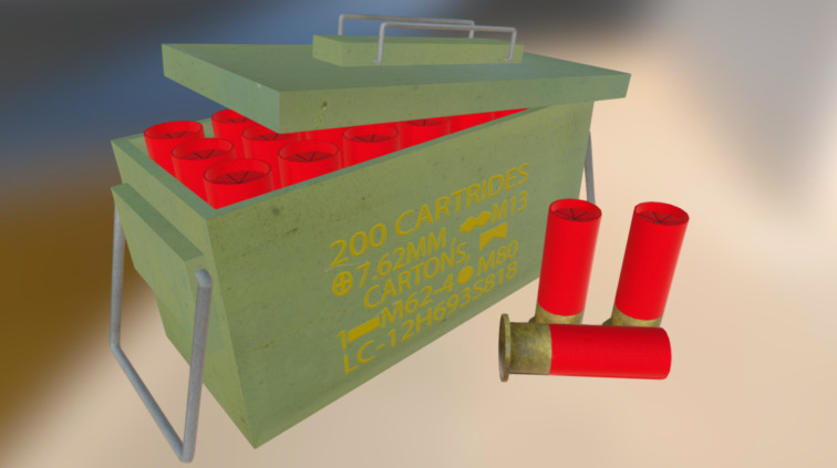 Ammo Box - 3D model by debek [1b24458] - Sketchfab