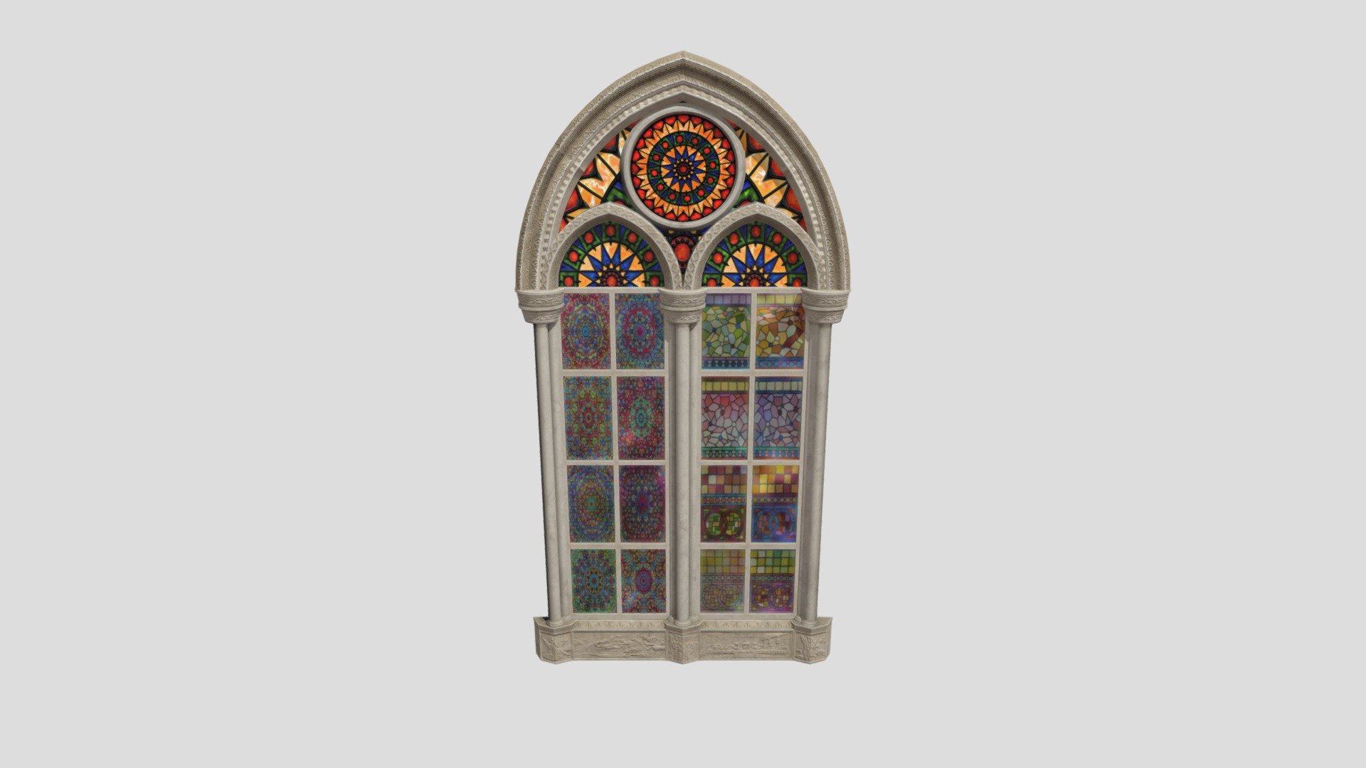 ChurchWindow - 3D model by Alex Huang (@zgkoay) [1b244ff] - Sketchfab