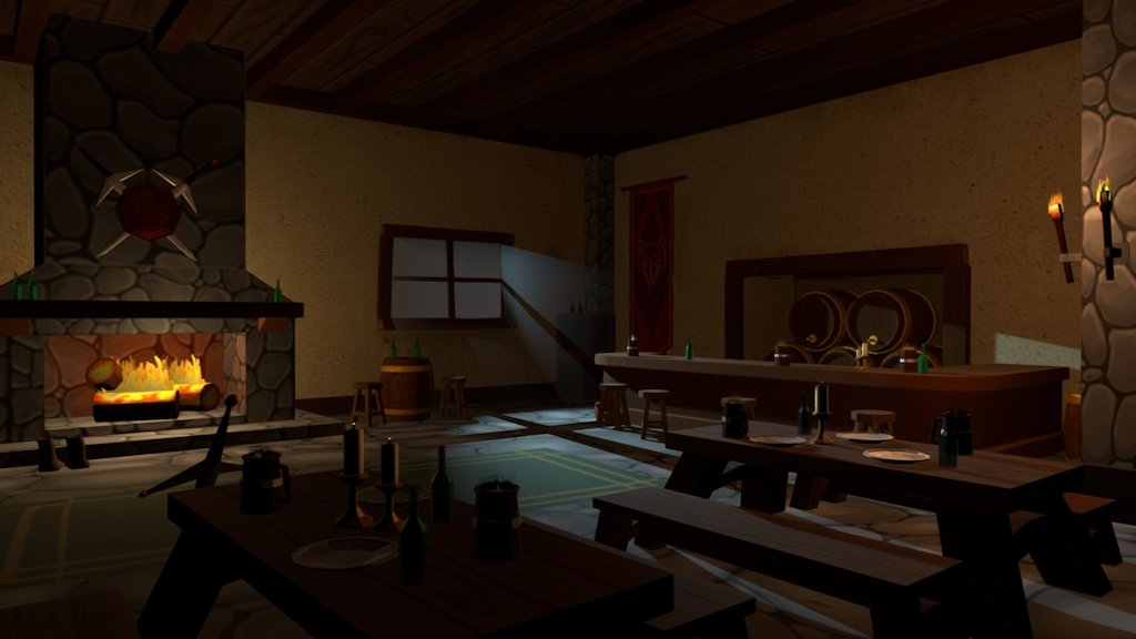 Tavern - 3D model by FutureworksMaxW [1b26d90] - Sketchfab