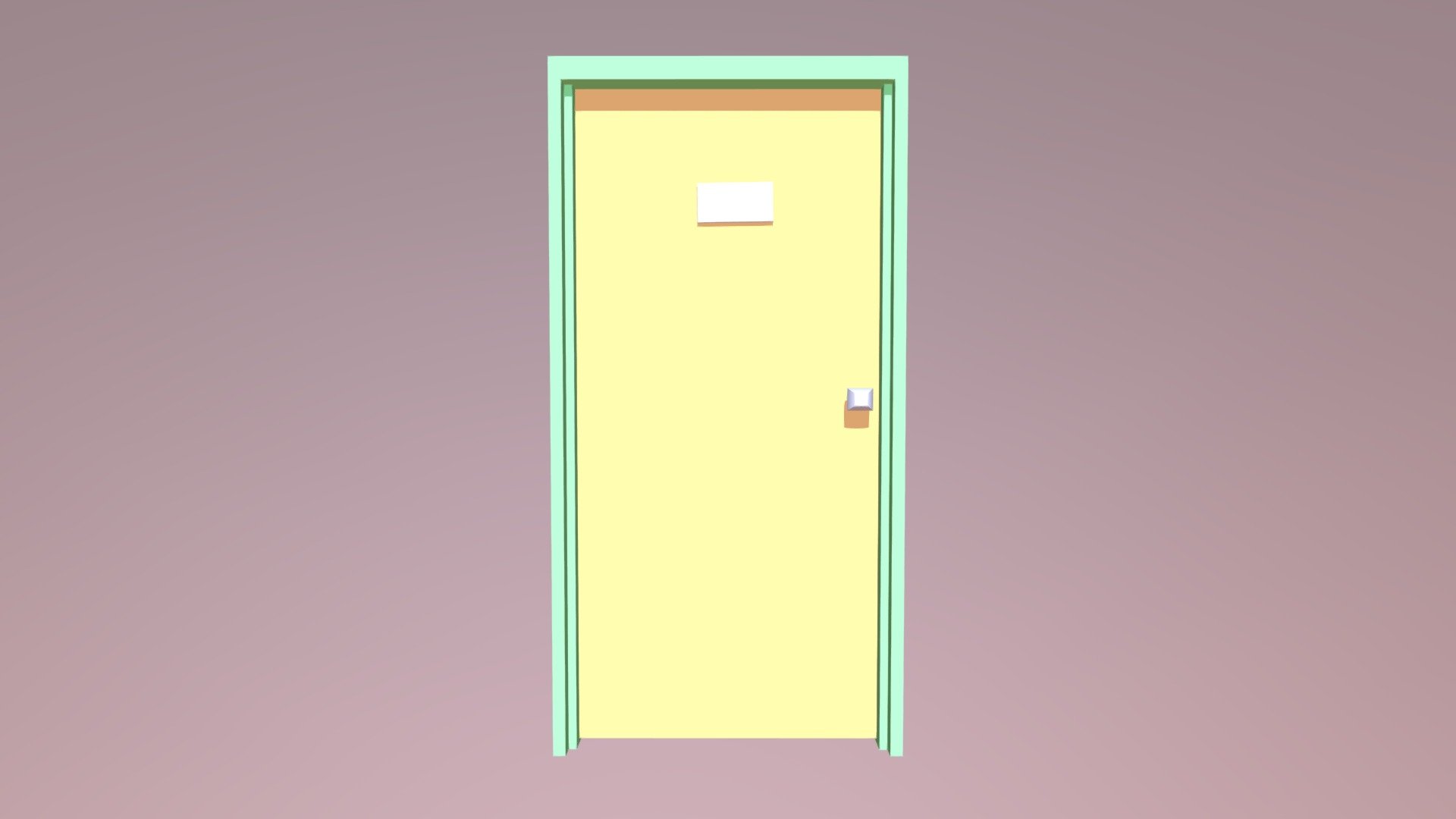 Single Door - 3D model by imiller [1b294a1] - Sketchfab