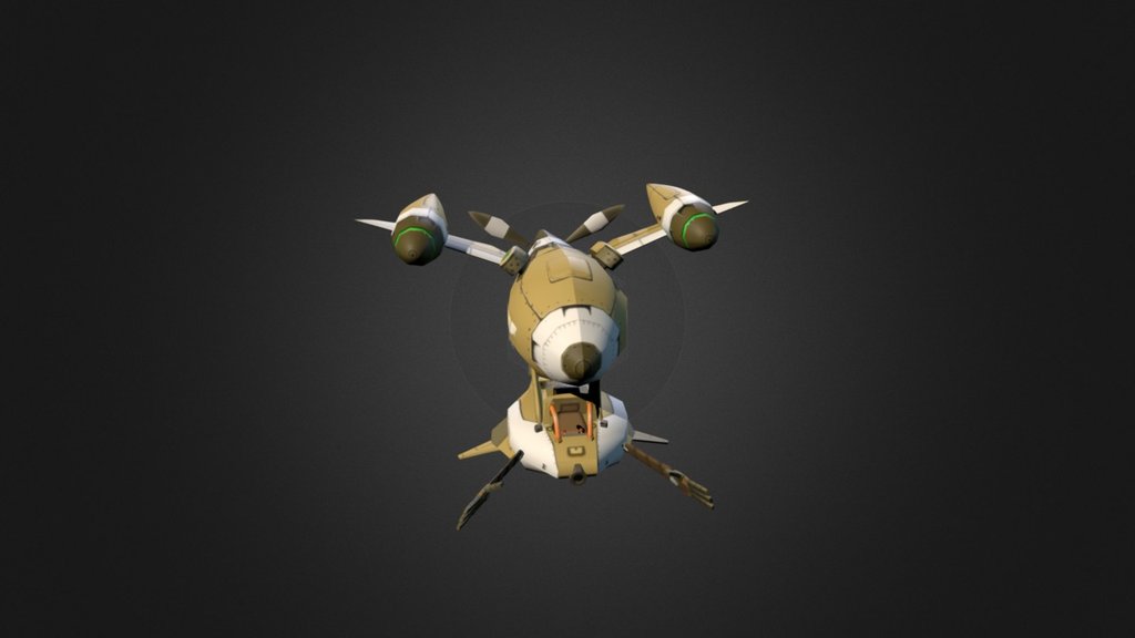 SOLATOROBO Police Airship - 3D model by Yasu Kawamura (@studiolg ...