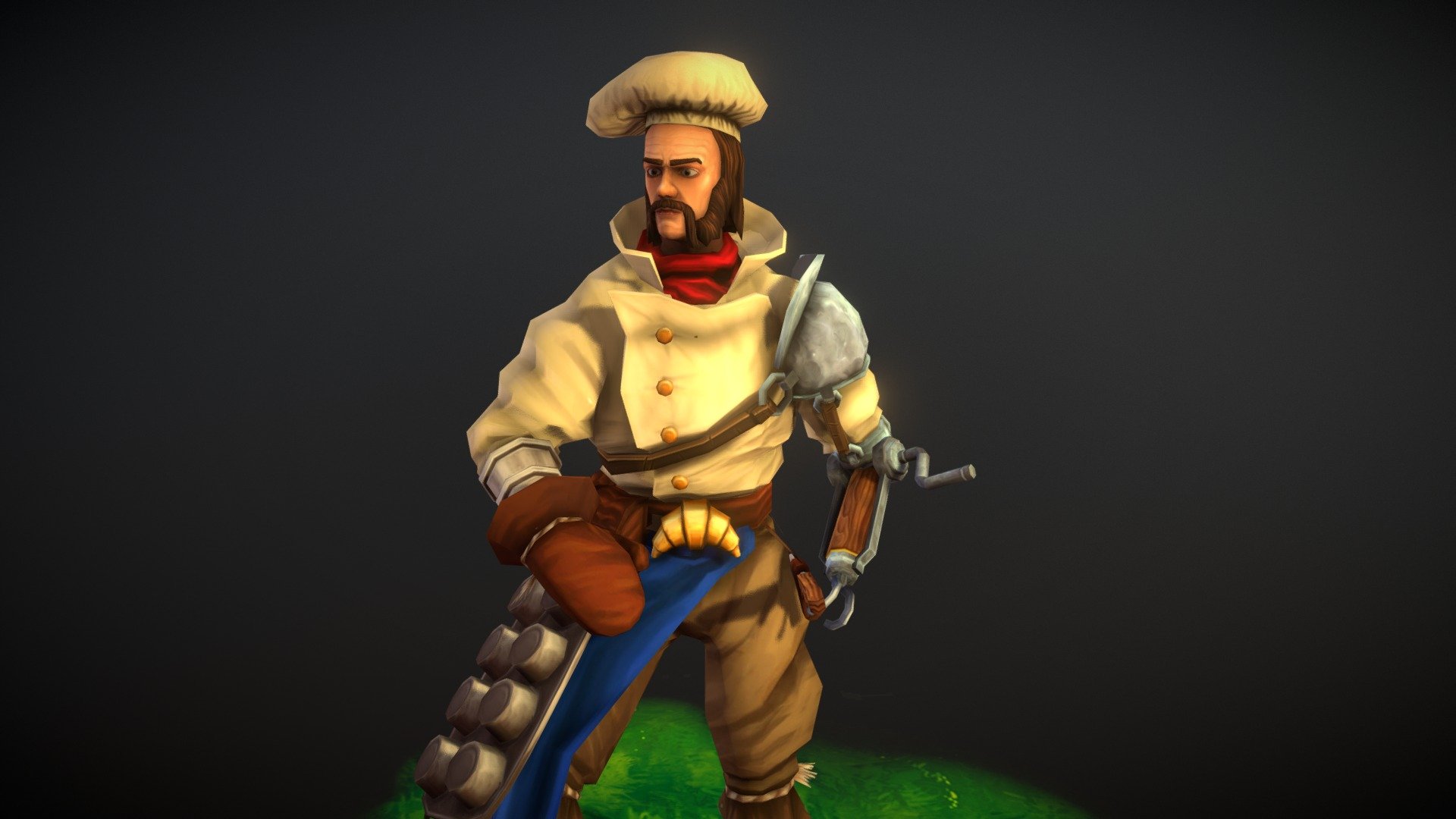 Village Baker - 3D model by Otumelis [1b2c14b] - Sketchfab