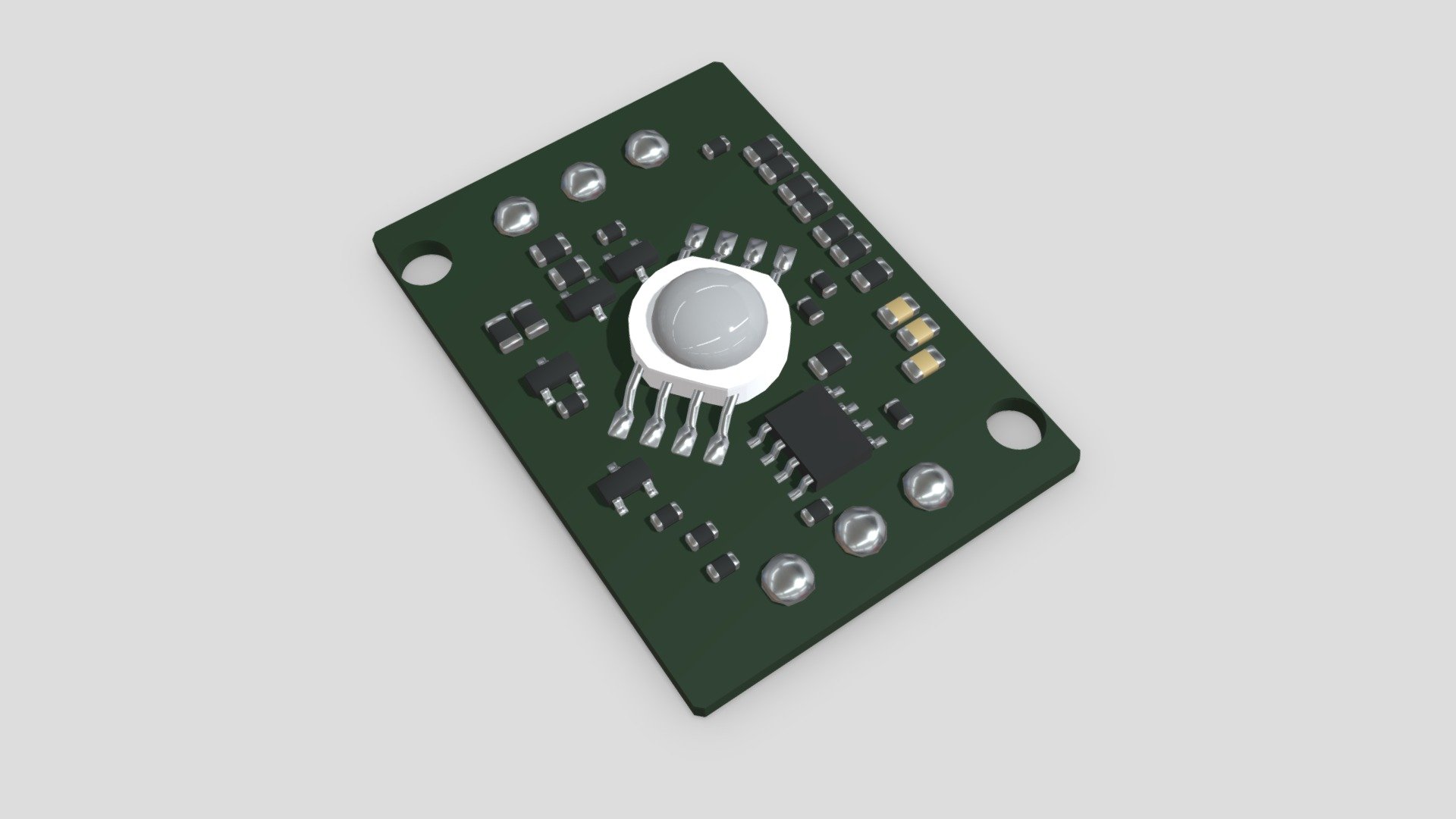 Ultra Bright 4W LED - Download Free 3D model by Jamie Hamel-Smith ...