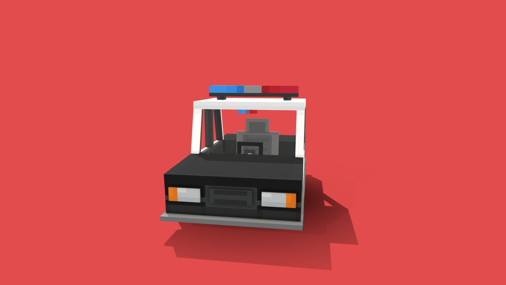 Police Cruiser - 3D model by duckmeister [1b2f4b1] - Sketchfab