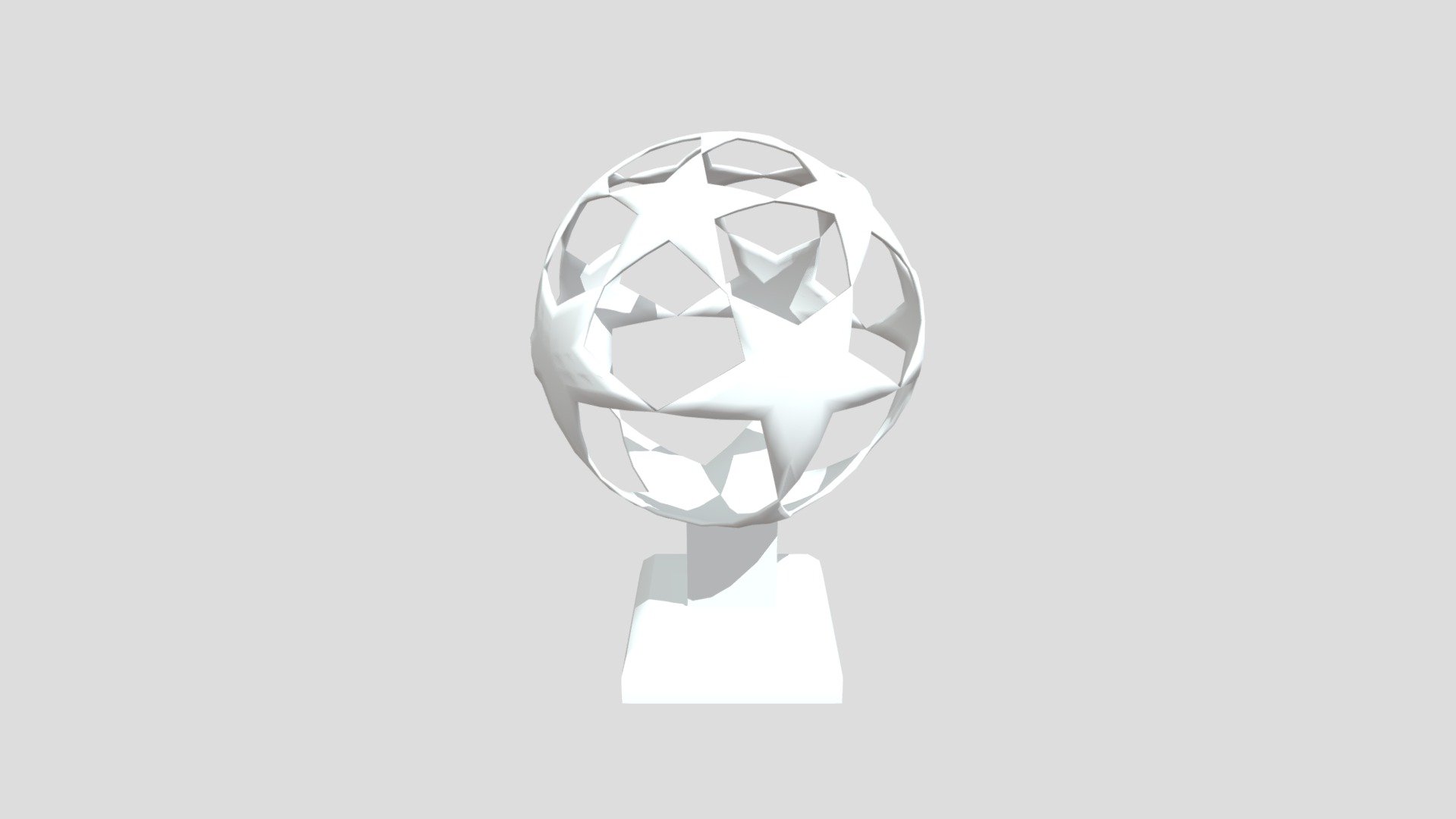 Trophy Star fbx - Download Free 3D model by Zerrofivee [1b309b4 ...