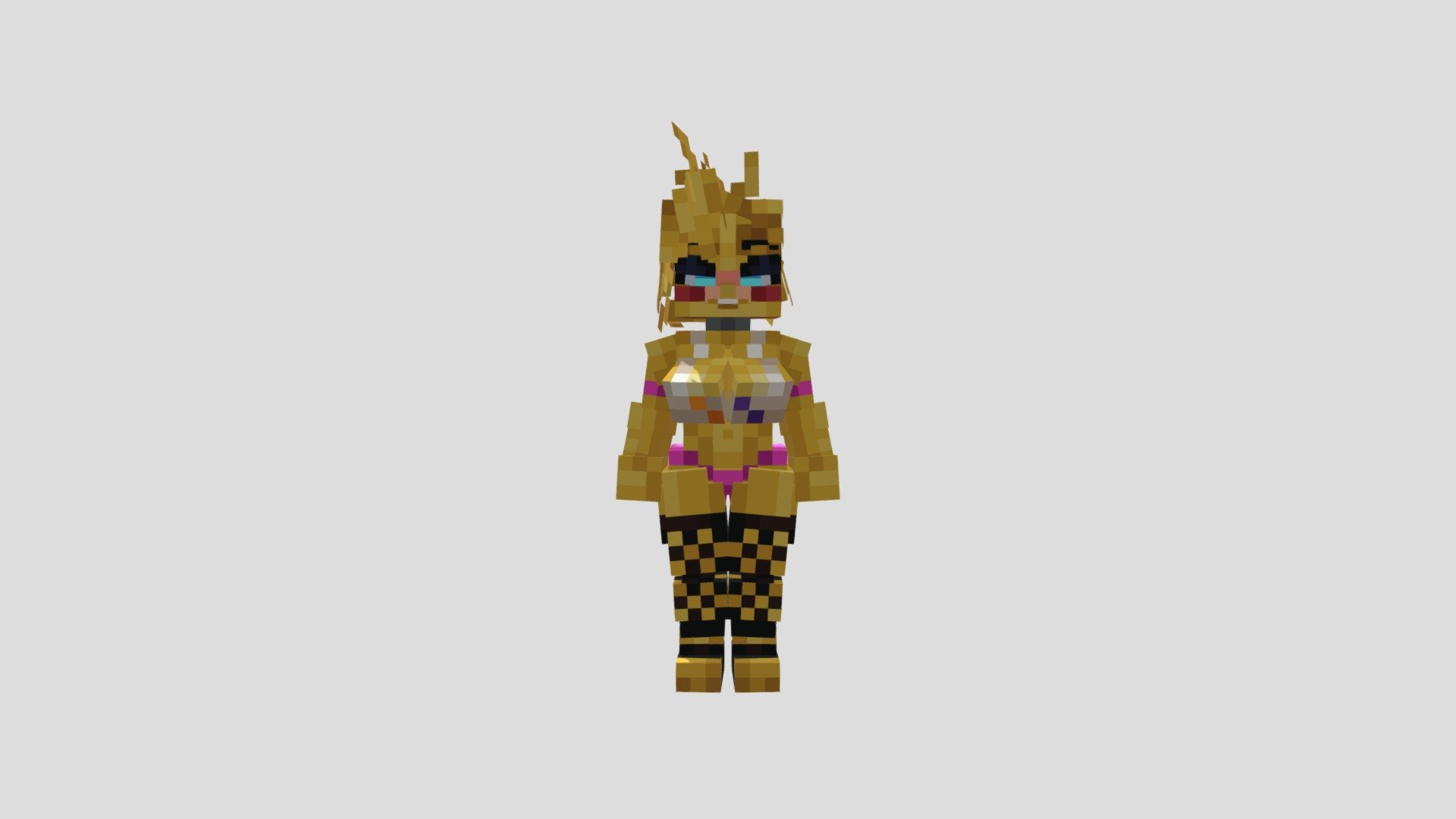 FNIA Toy Chica - Download Free 3D model by ZestyRittzCrackers [1b30aa6] - Sketchfab