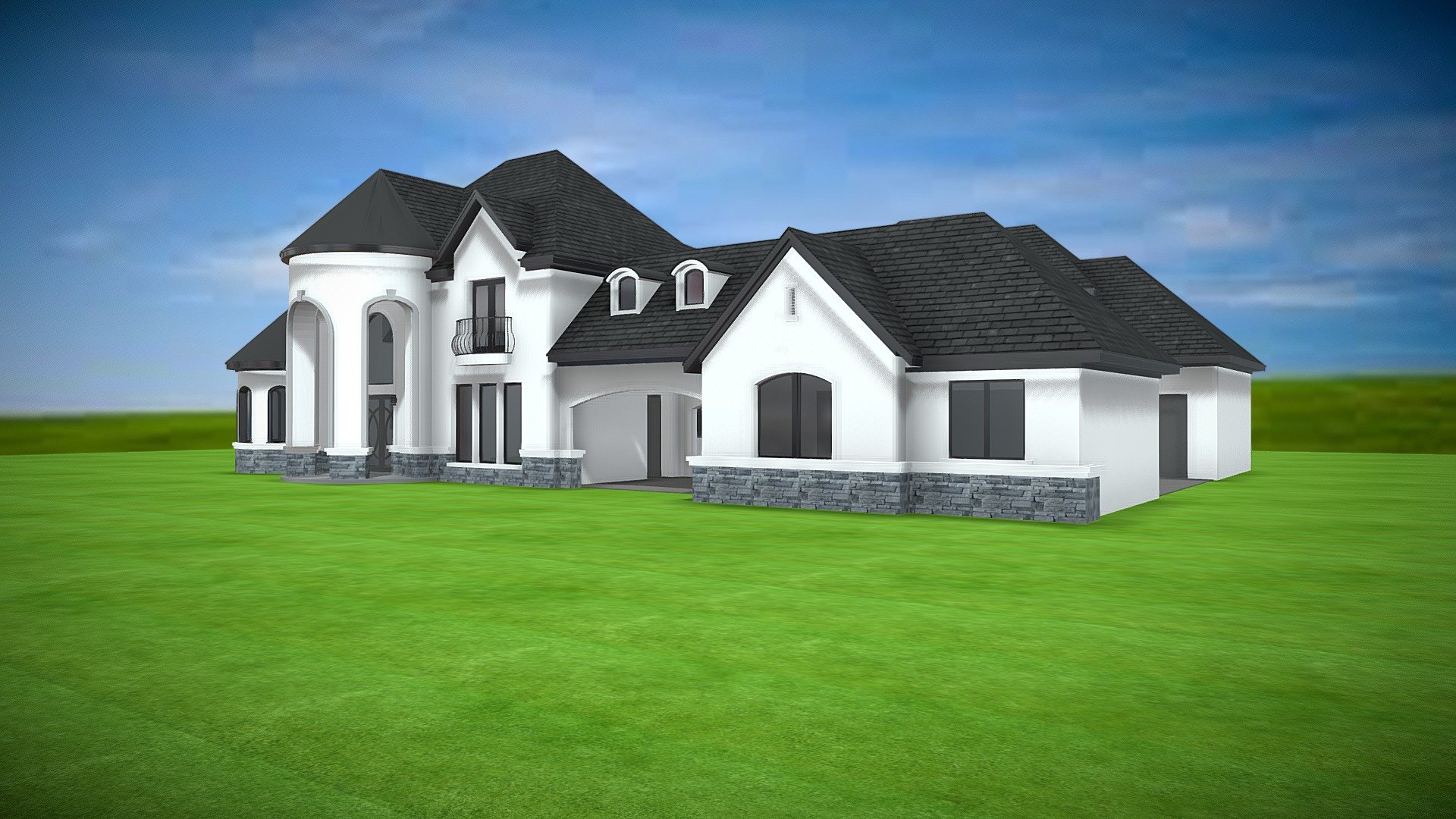 Rogers - 360 spin model of 3D house - 3D model by Render3DQuick ...