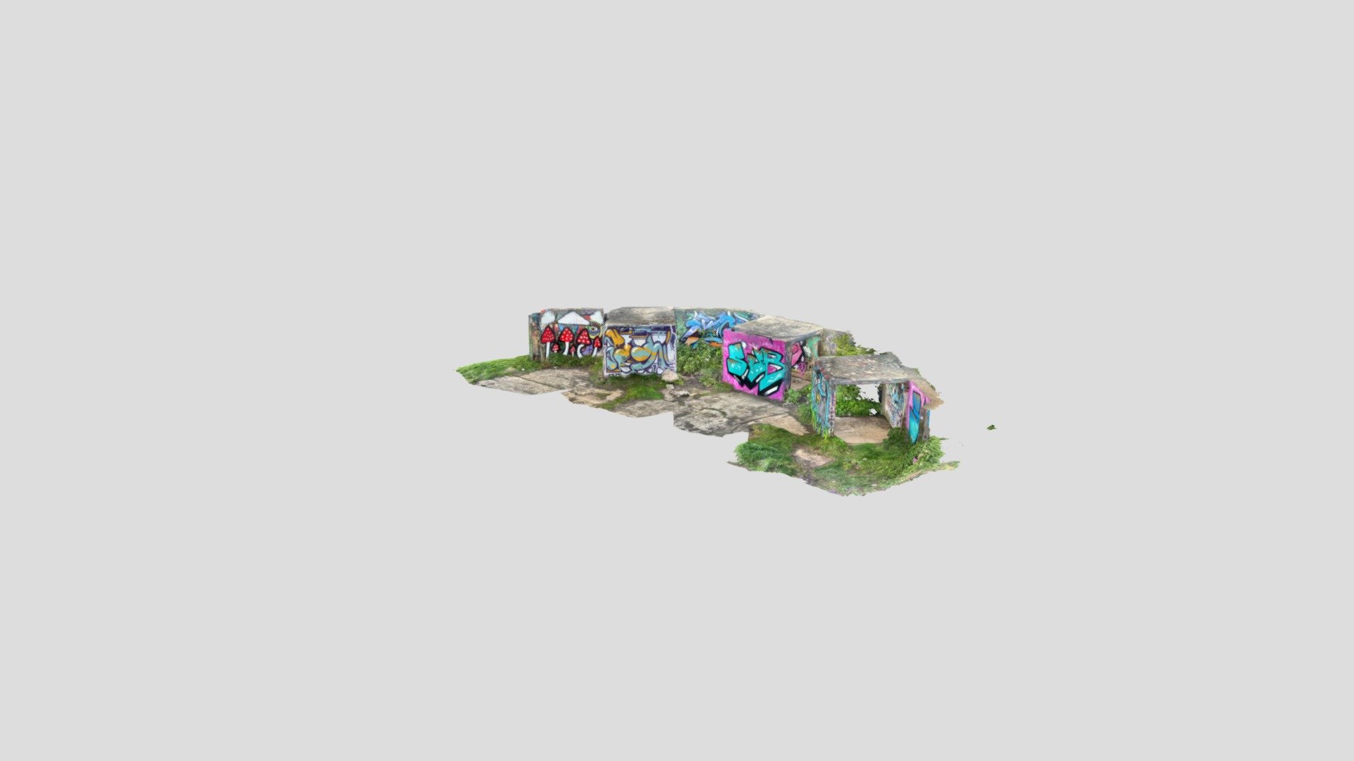 Purdown 3D Scan - Walkway 2 - 3D model by lillyparr93 [1b366aa] - Sketchfab