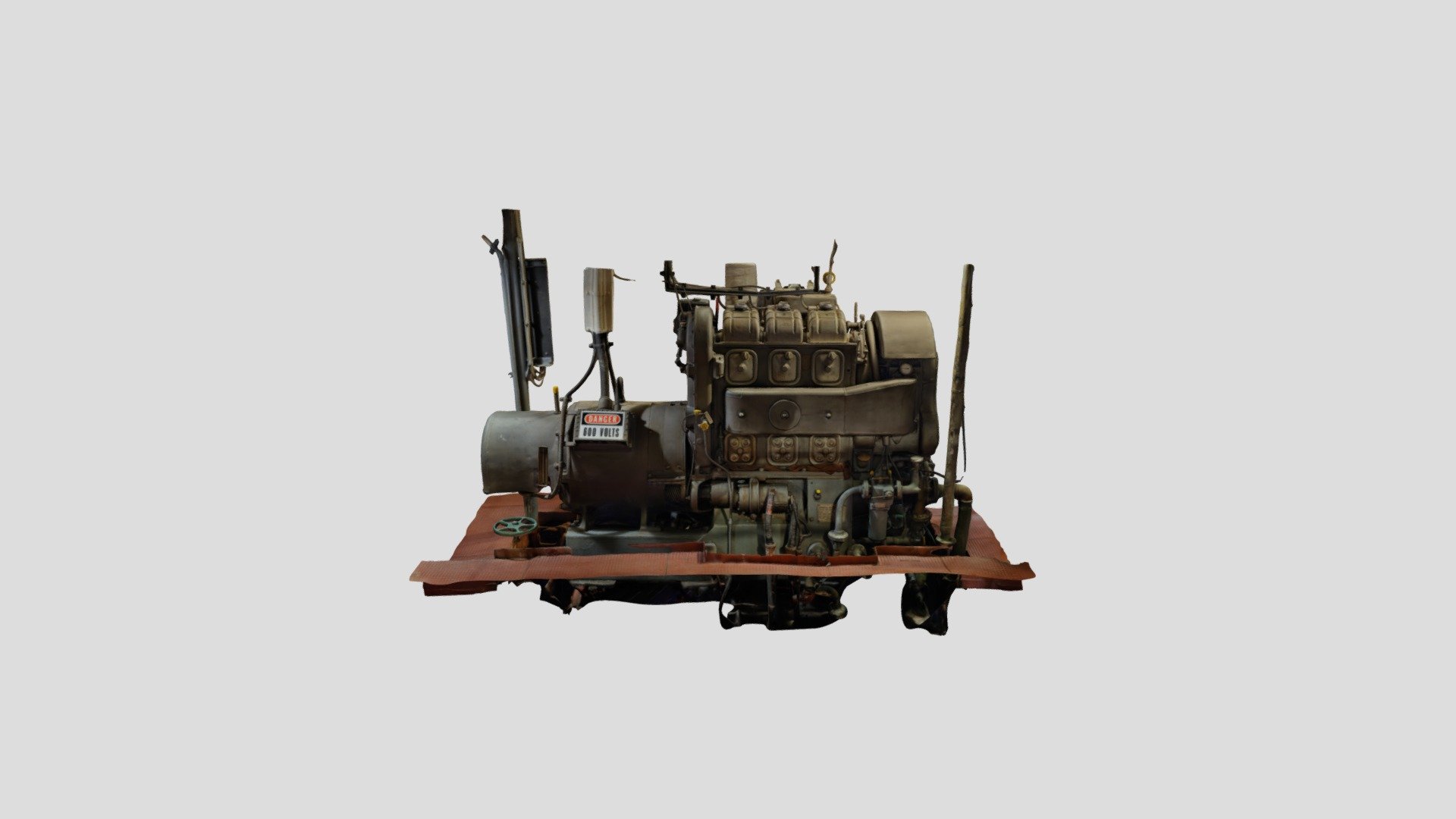 Slater Emergency Generator - 3D model by Lucas_S_W [1b39016] - Sketchfab