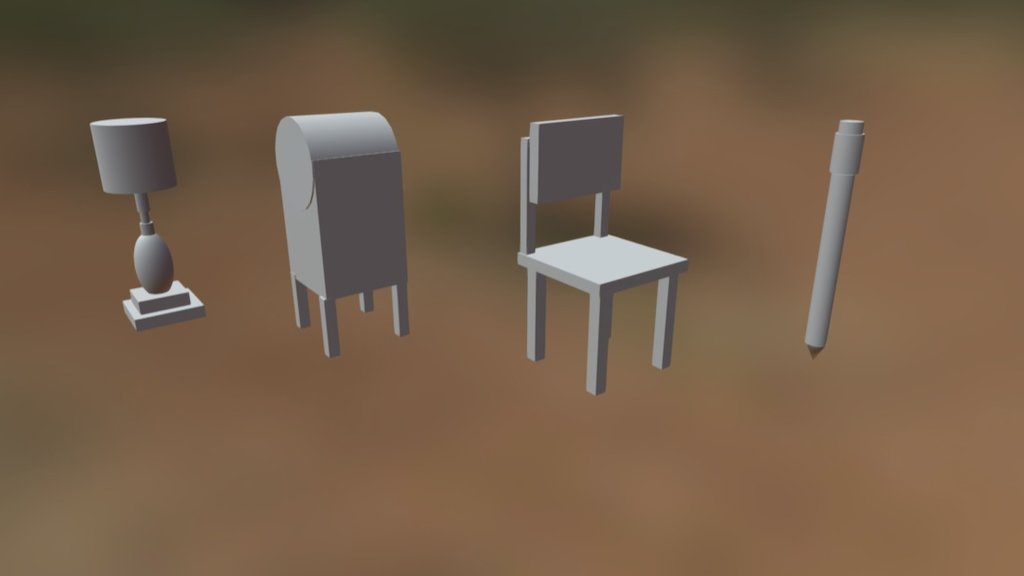 3DF Blockouts - 3D model by danielle_hildenbrand [1b3a74b] - Sketchfab
