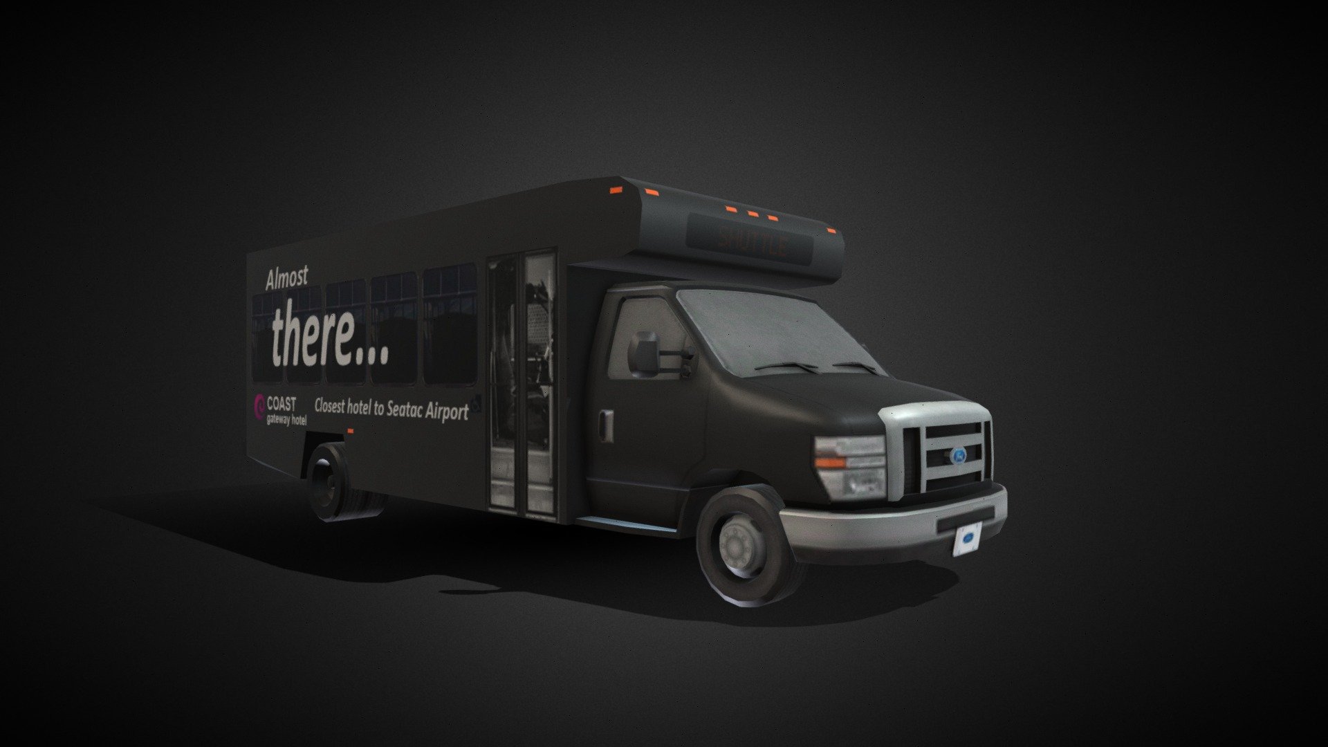 Coast Gateway Hotel Shuttle - 3D model by Checo Mx. (@checomx) [1b3bbcb ...