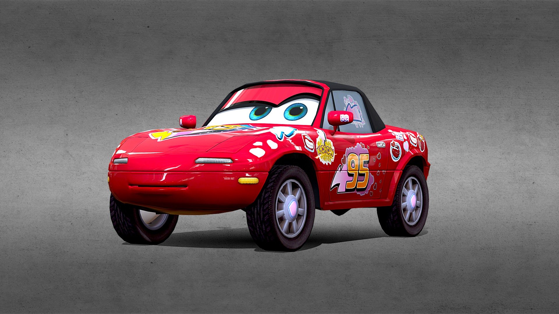 Mia - Download Free 3D model by DinseyPixarCarsModels [1b3cd71] - Sketchfab