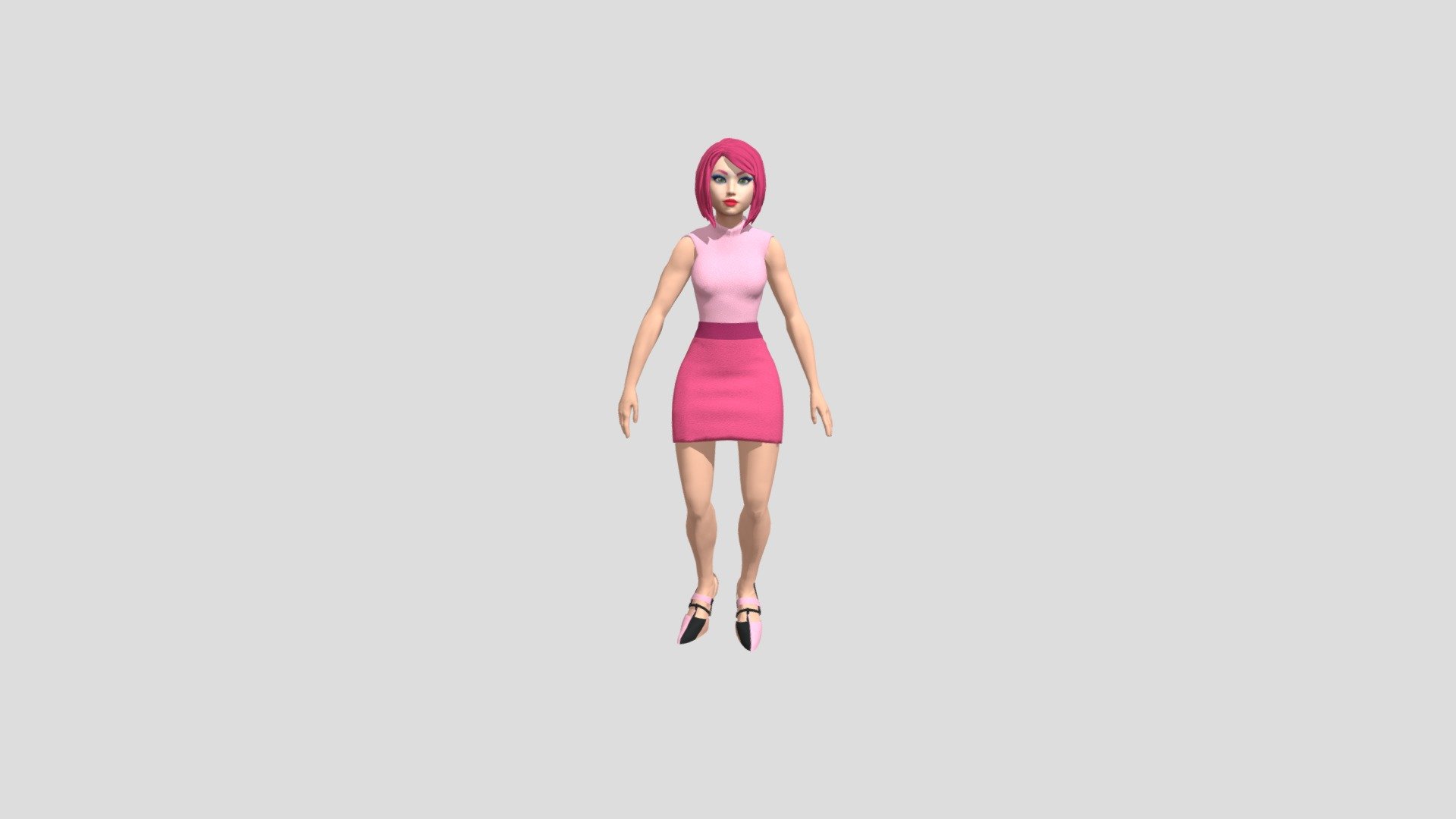 dancing girl - Download Free 3D model by Armature Graphics ...