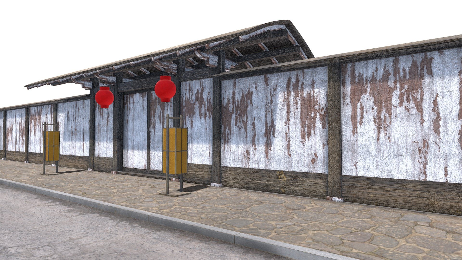 Modular Asian Wall - Buy Royalty Free 3D model by Studio Lab (@studiolab.dev) [1b3da79 ...