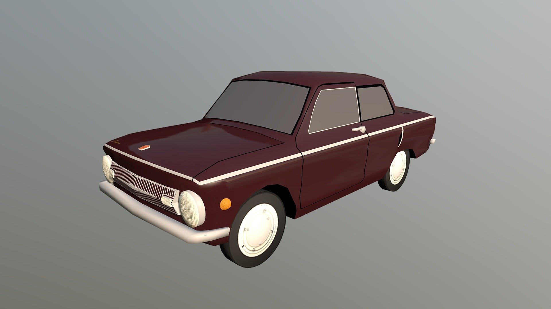 The Soviet model ZAZ-966 of 1967-1972 - 3D model by cr_monroe (@cr ...