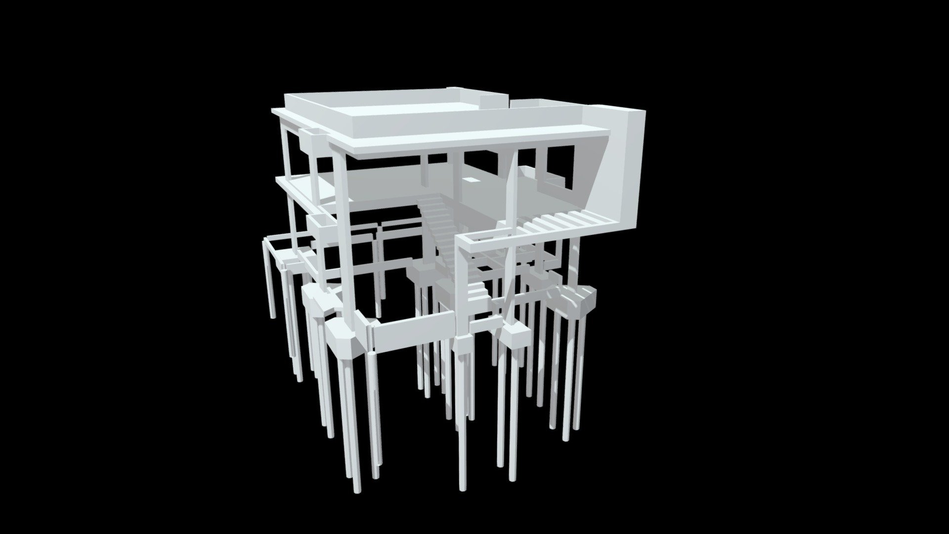 RESIDÊNCIA RESERVA DAS ÁGUAS - Download Free 3D model by ...