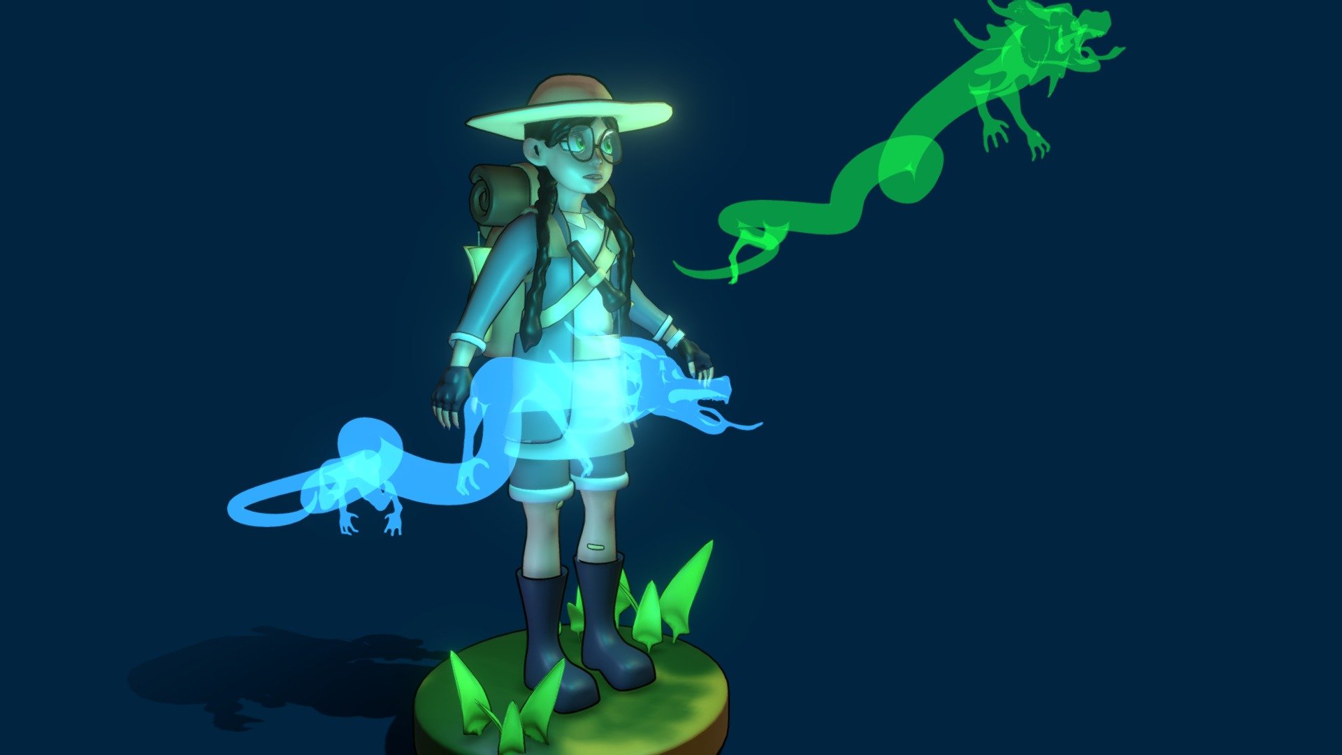 cute explorer - Download Free 3D model by Rached.Abdelkhalek [1b43f28 ...