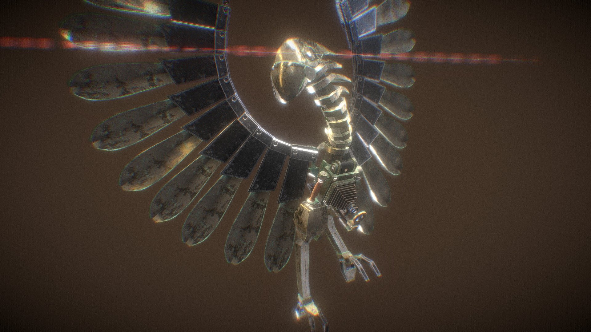Steampunk Spy Bird - Download Free 3D model by Ammonite (@Ammonite02 ...