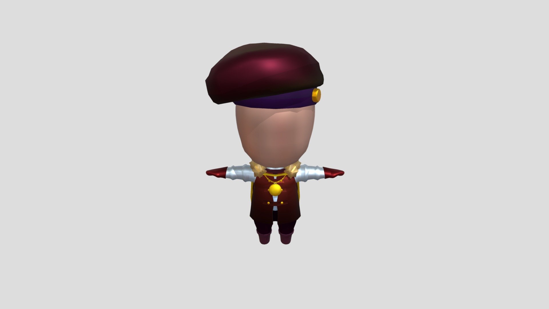 Ch_Shopkeeper_Tpose - 3D model by nguyenho [1b479ad] - Sketchfab