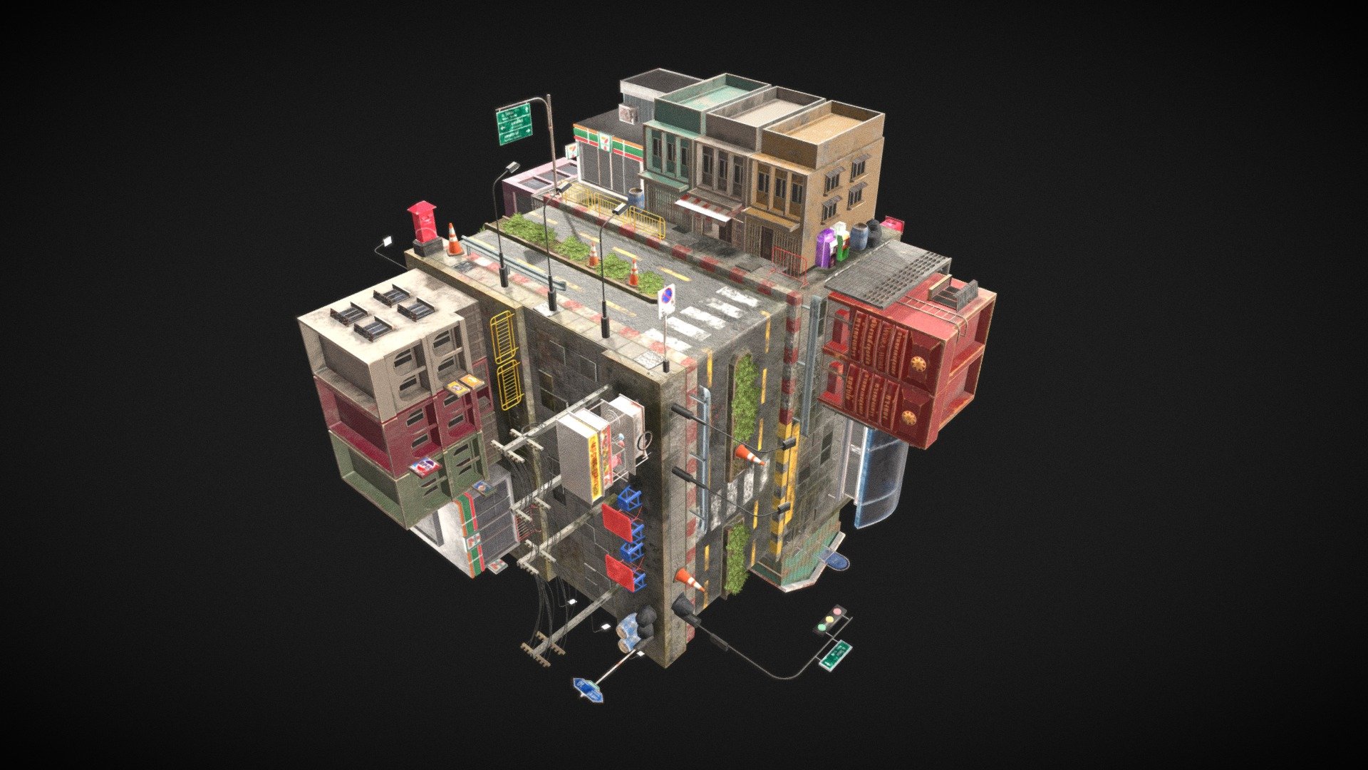 Thai Building Box - 3D model by wora_work (@_____ww.w) [1b482f9 ...