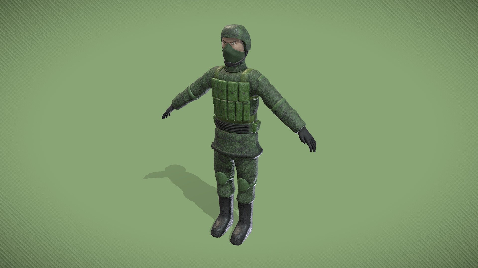 Soldier Character - Download Free 3D model by Daz (@Darren.Hogan ...