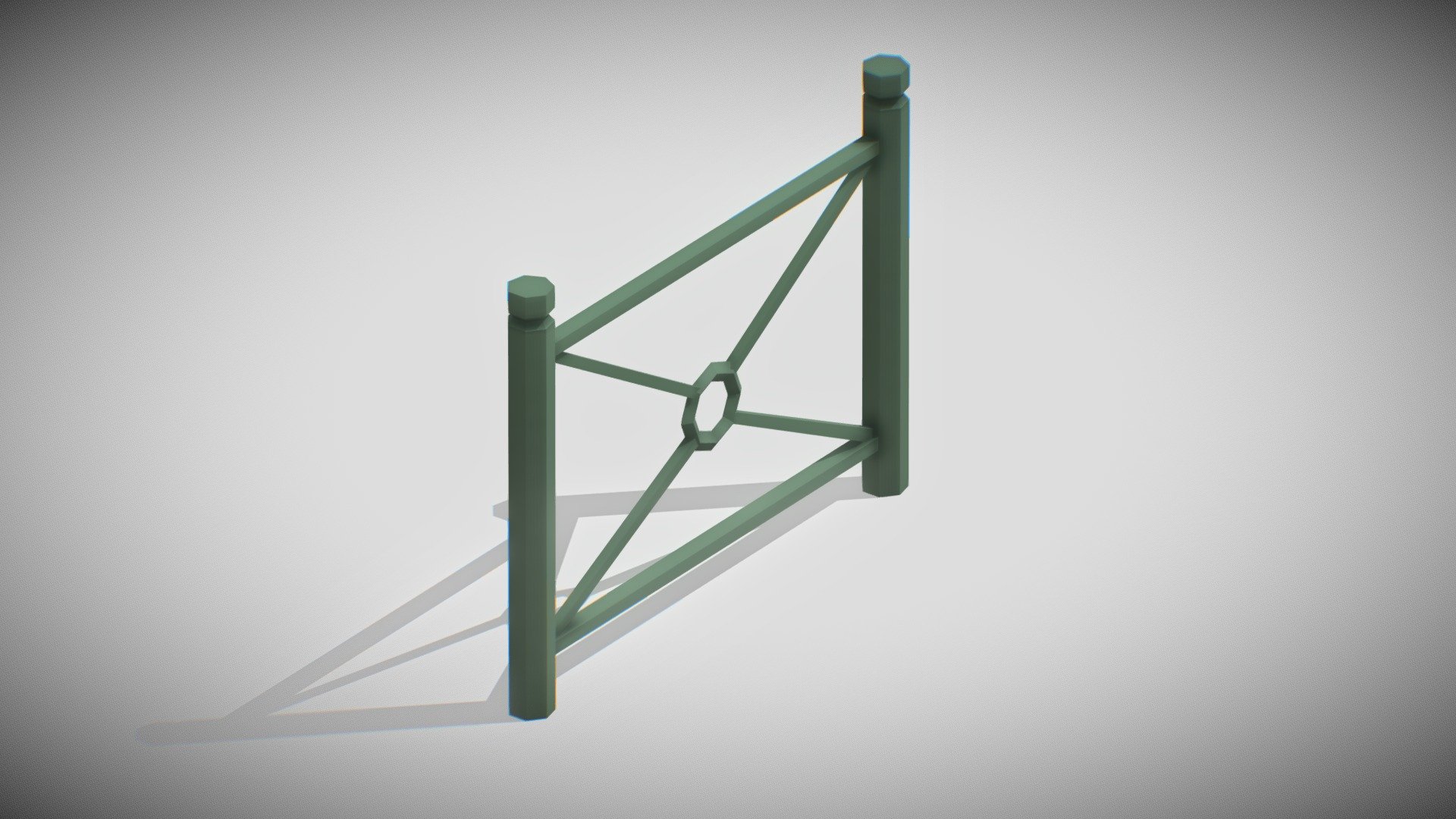 Fence [Low Poly] - Download Free 3D model by Islide [1b48d97] - Sketchfab