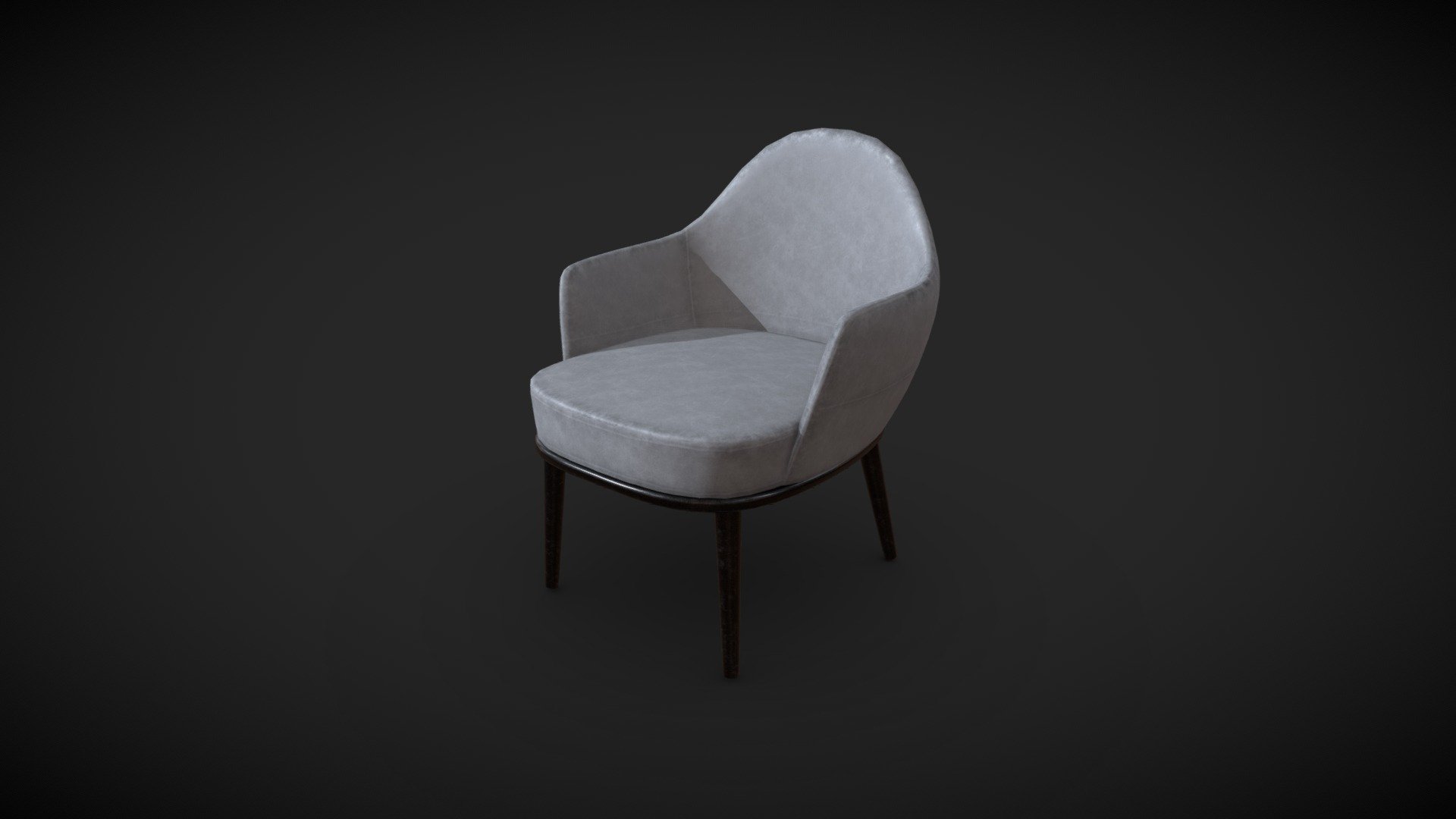 Leather Dining Chair || VR Ready - Buy Royalty Free 3D model by ...