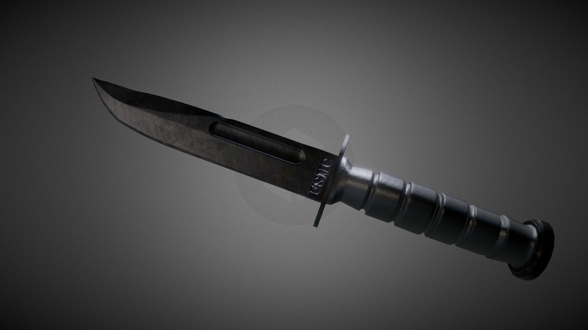 Ka-Bar - 3D model by ivan_omelchencko [1b4952c] - Sketchfab