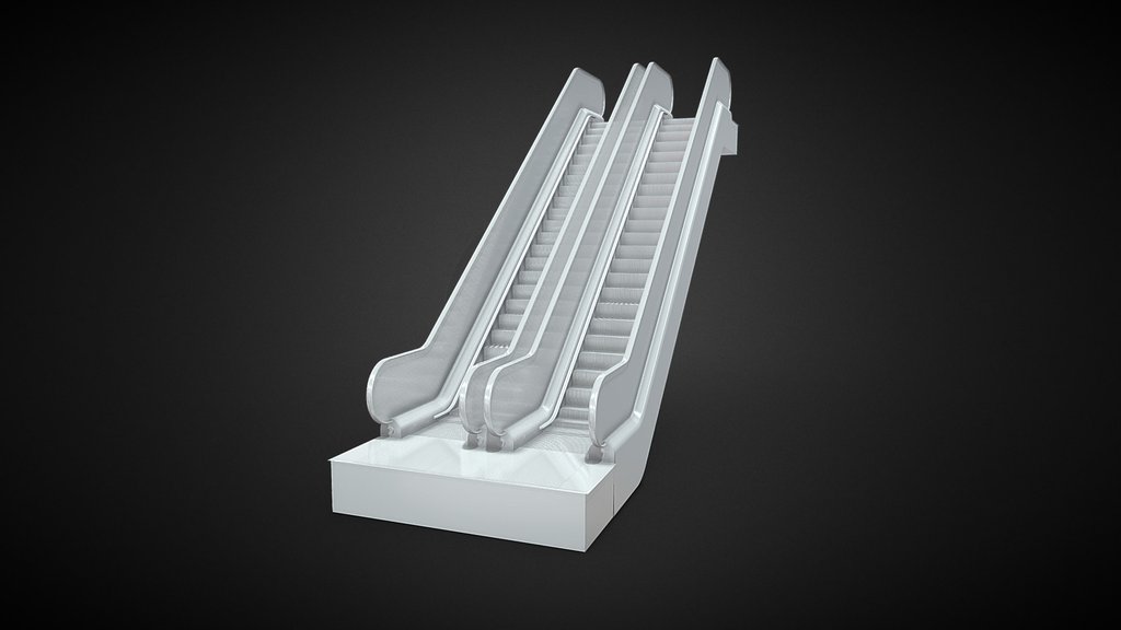 Escalator - Downloads - A 3D model collection by The Lister (@MortemNightshade) - Sketchfab