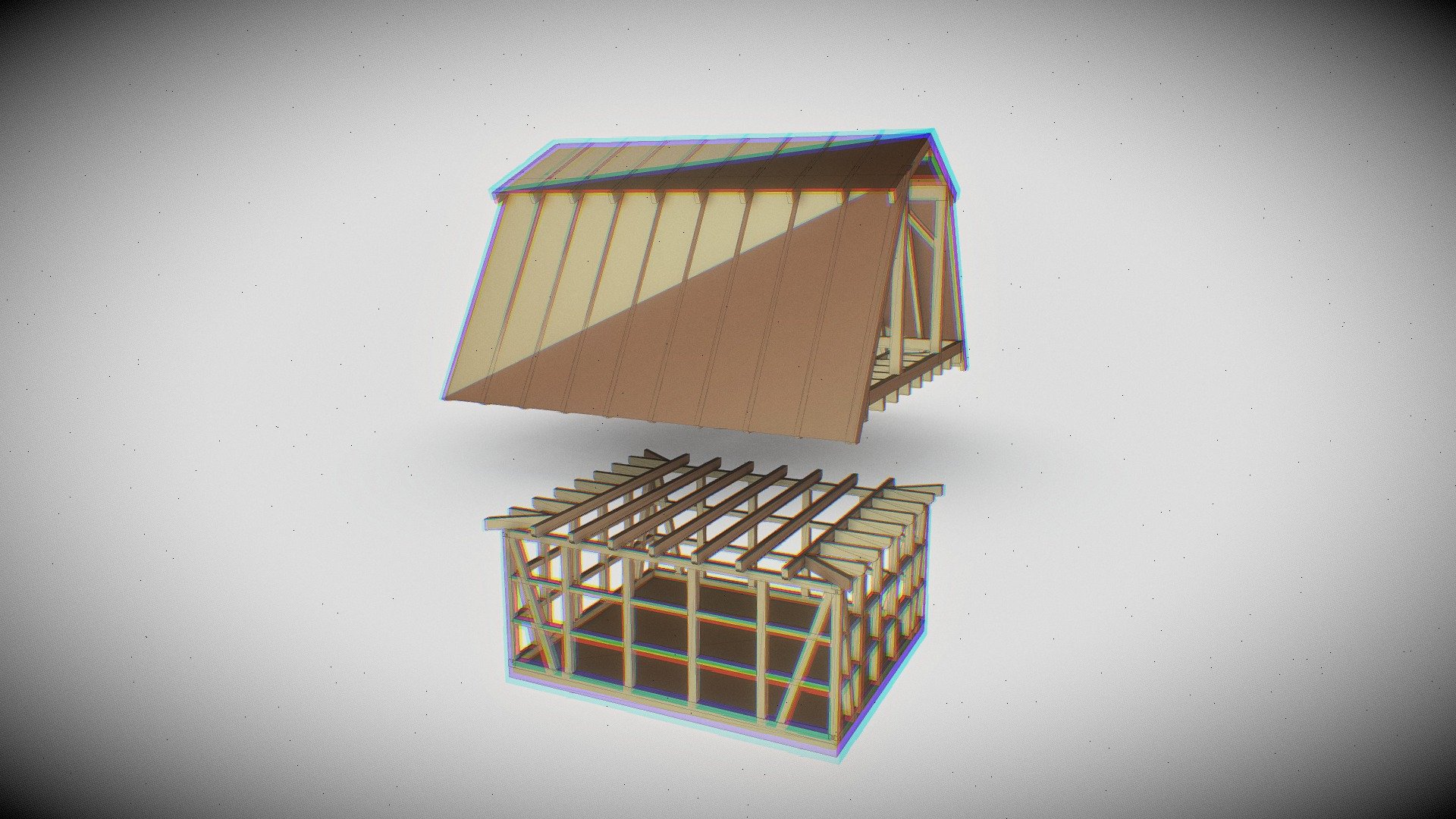 fachwerk - 3D model by Wagenheim [1b4a2c9] - Sketchfab