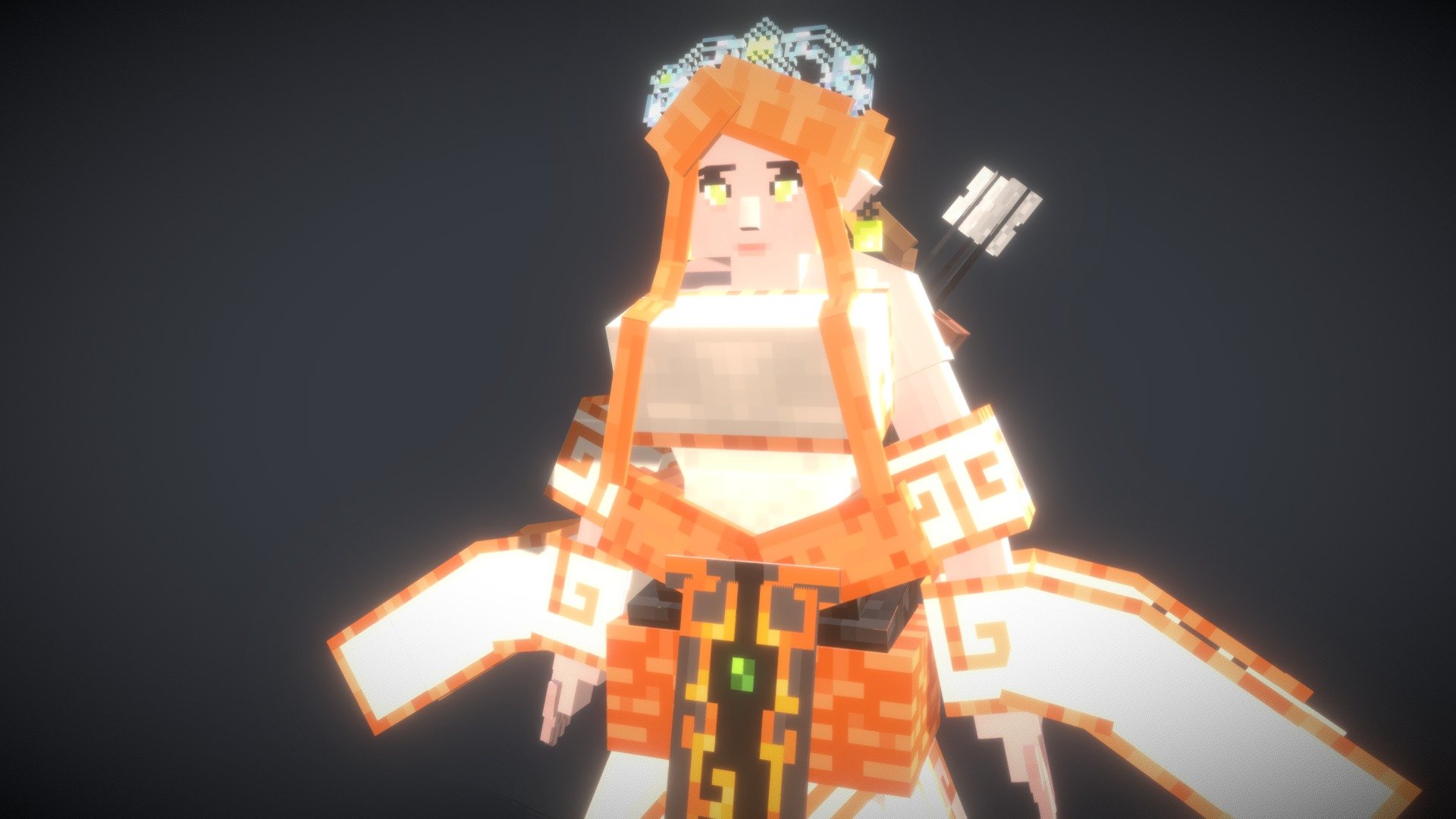 Princess - 3D model by Banathe [1b4af3d] - Sketchfab