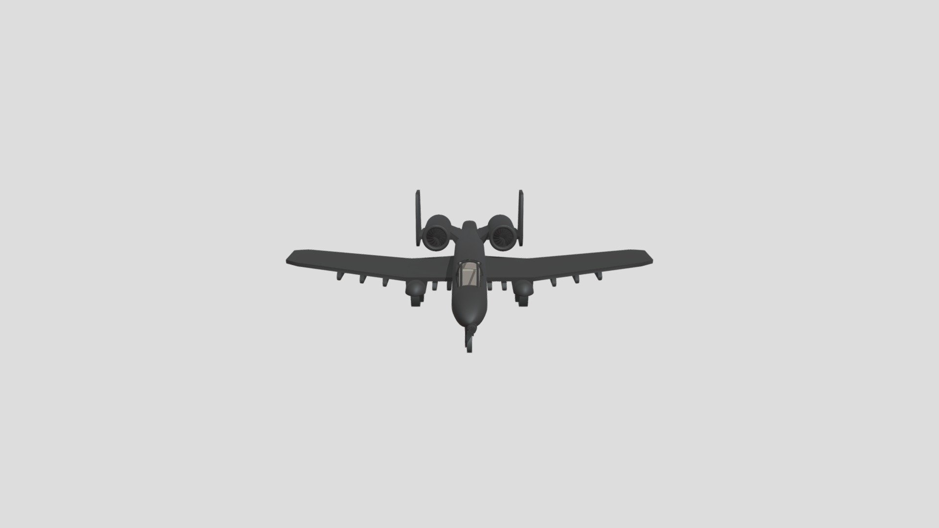 A-10 - 3D model by 二哈太熱設計工作室 (@wzh) [1b4ba8f] - Sketchfab