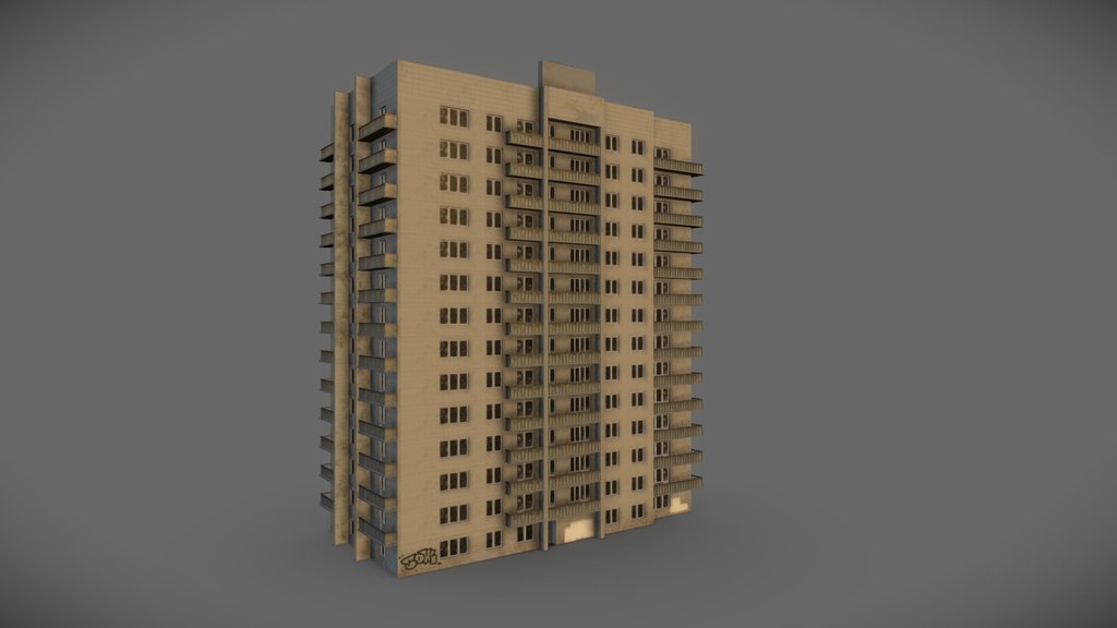 Soviet Buildings - A 3D model collection by chillfolio - Sketchfab
