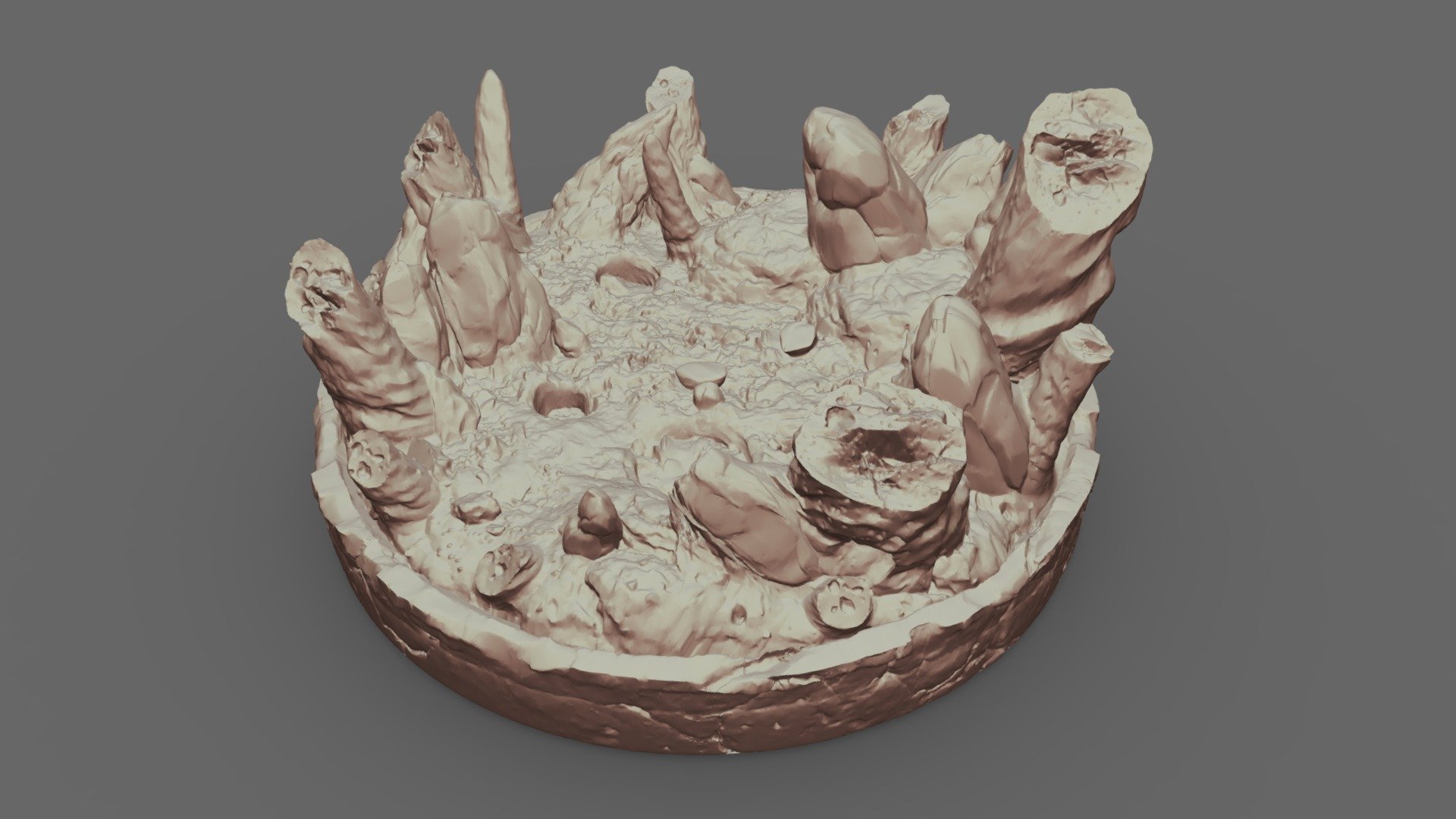 Cobblestone Monster Spikes - Download Free 3D model by 2Dart3Dmodels ...
